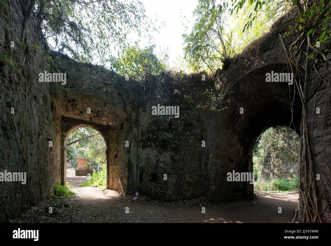 Ruins of Fort Revdanda This fort was built by Portuguese Capt. Soj, and ...