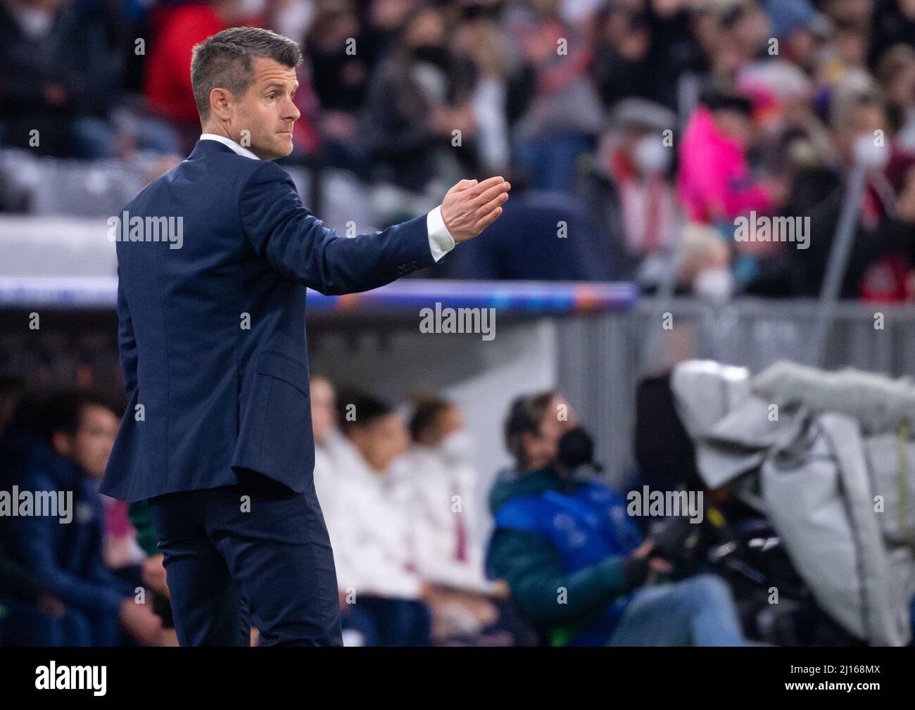 Munich, Germany. 22nd Mar, 2022. Soccer, Women: Champions League ...