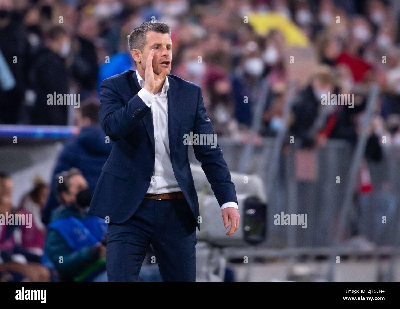 Munich, Germany. 22nd Mar, 2022. Soccer, Women: Champions League ...