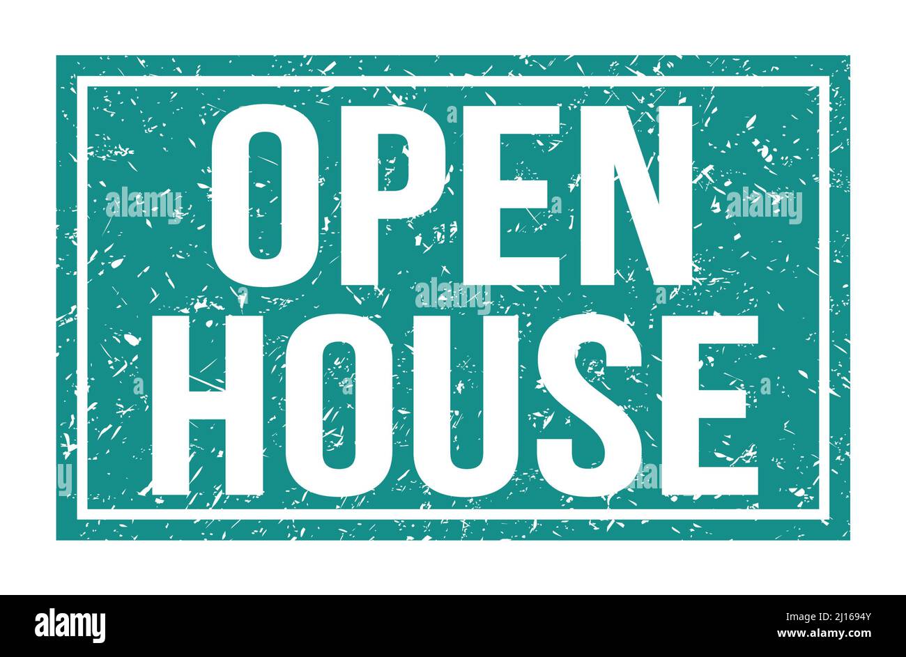 Open house stamp hi-res stock photography and images - Alamy