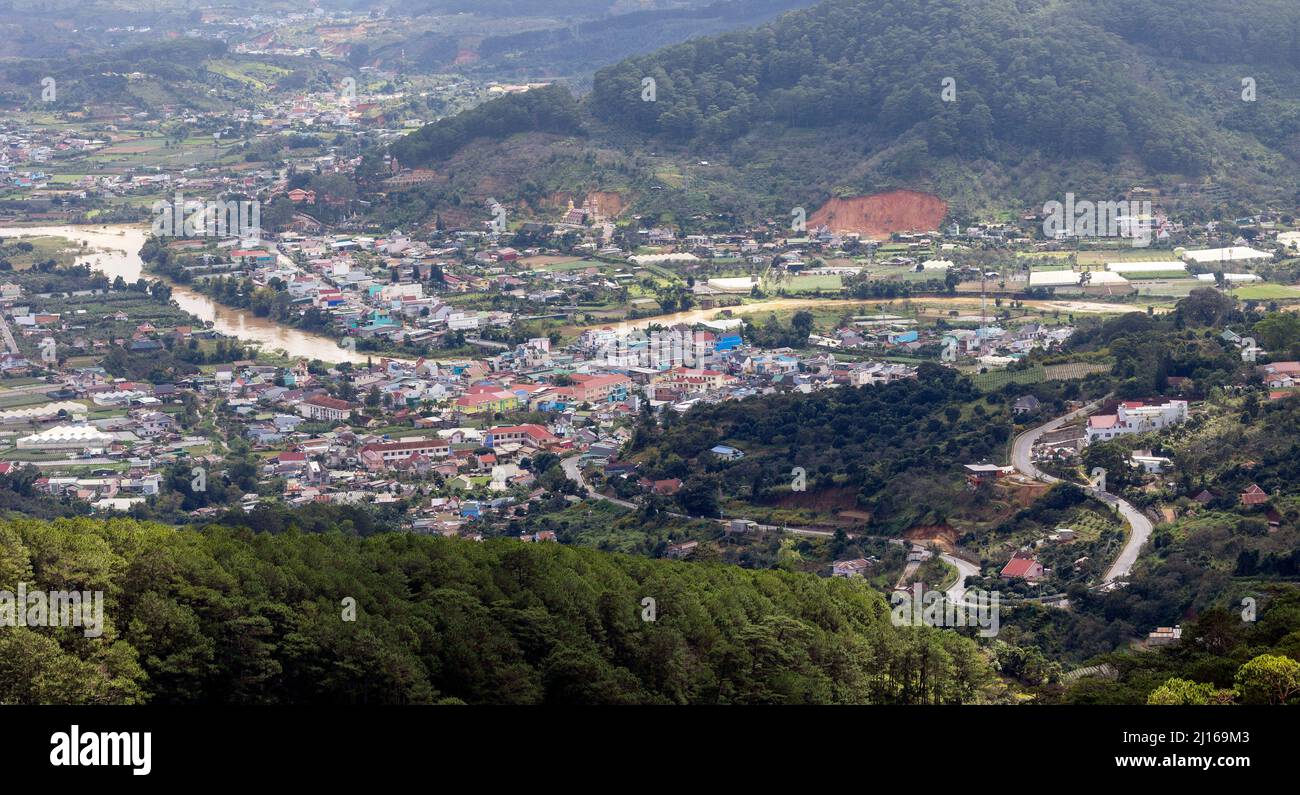 Da Lat city scenery Stock Photo - Alamy