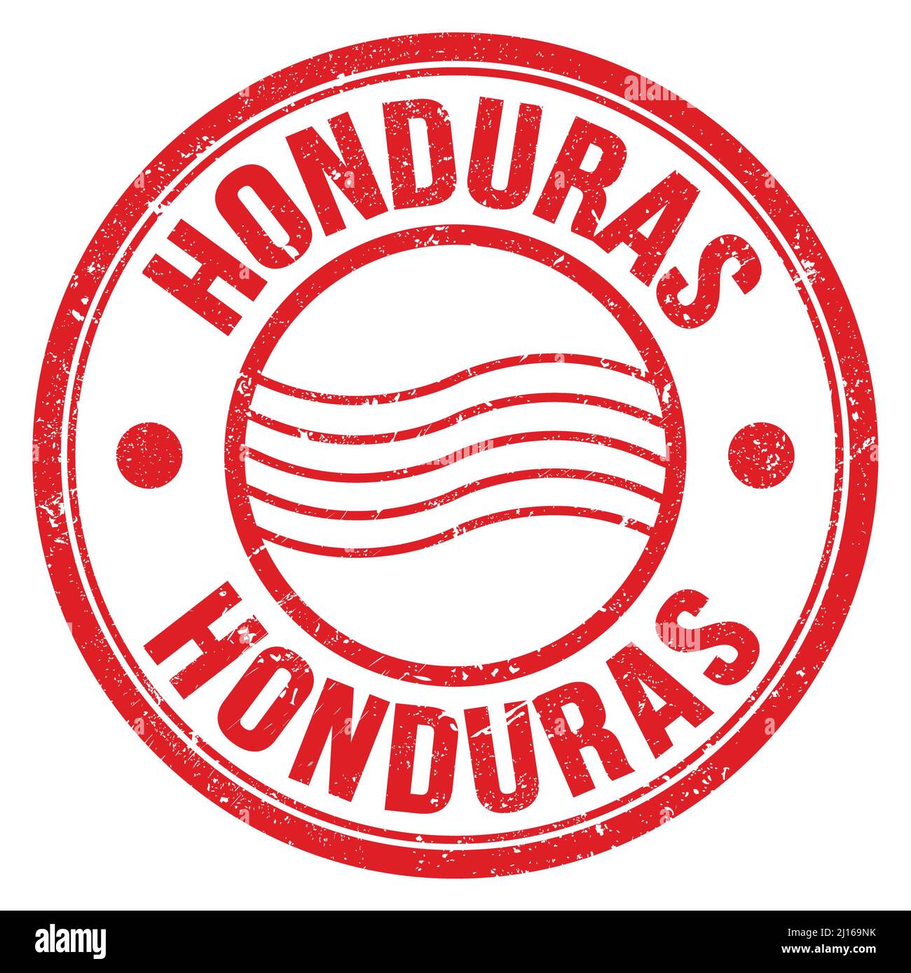 HONDURAS word written on red round postal stamp sign Stock Photo - Alamy