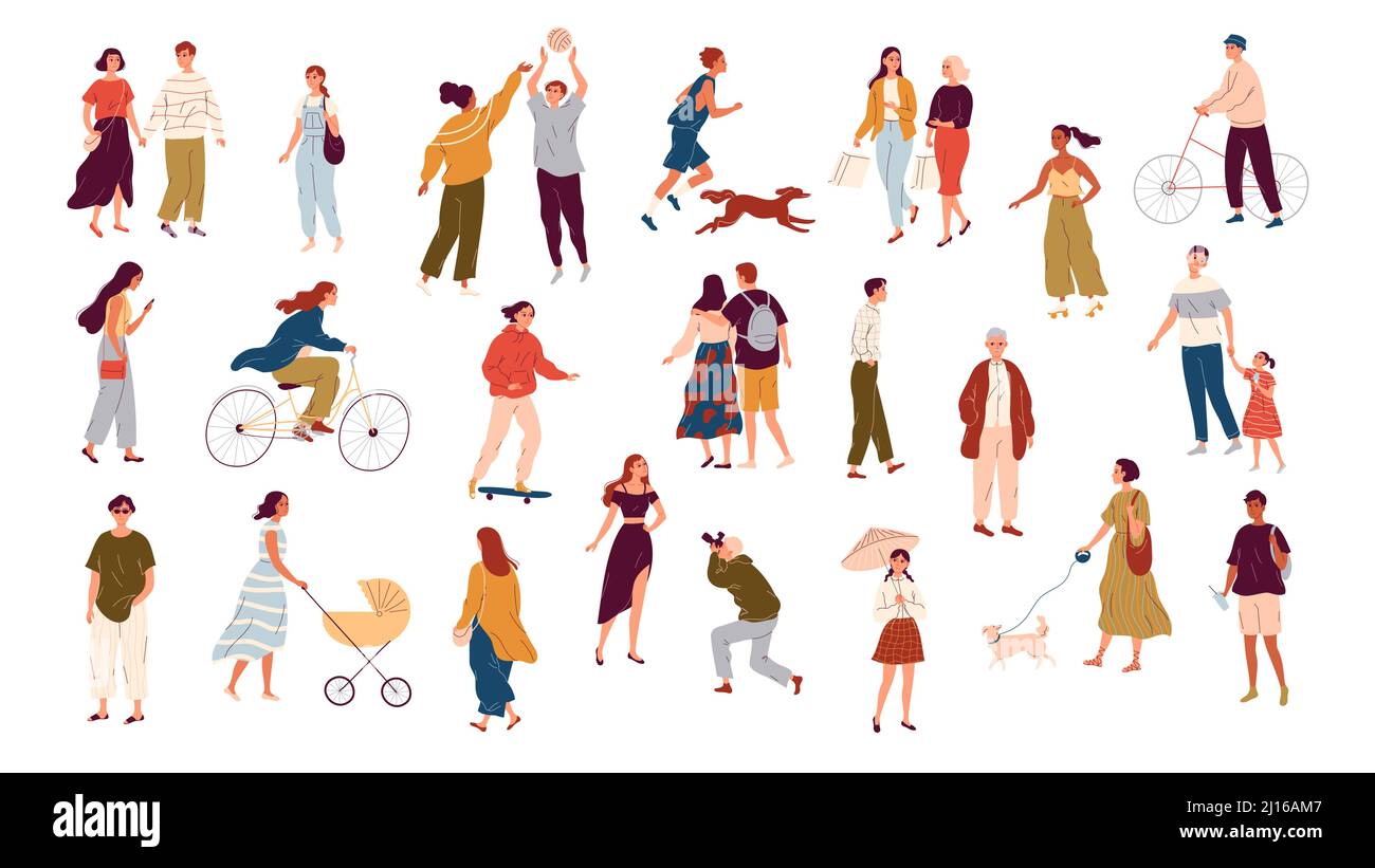 Set family leisure activities hi-res stock photography and images - Alamy