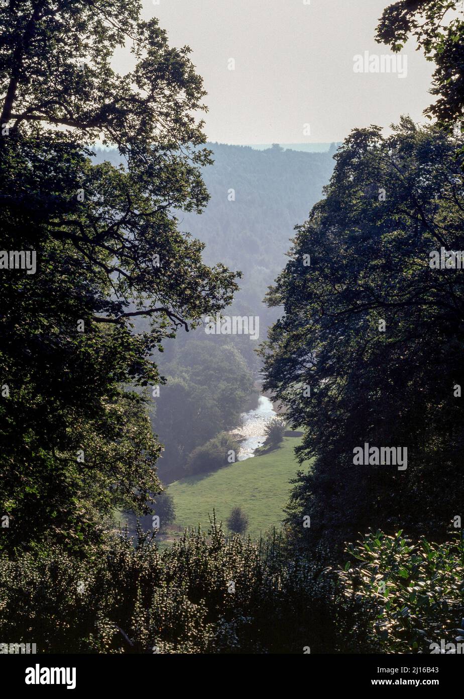 Duncombe Park, Aussicht vom Dorischen Tempel Stock Photo - Alamy