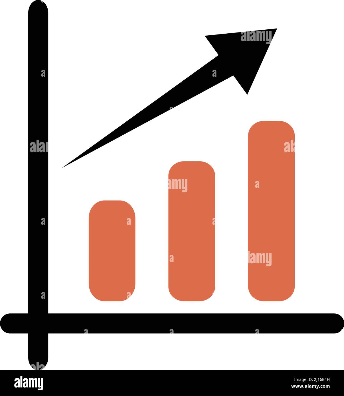 Business and investment bar charts. Charts. Editable vector Stock ...
