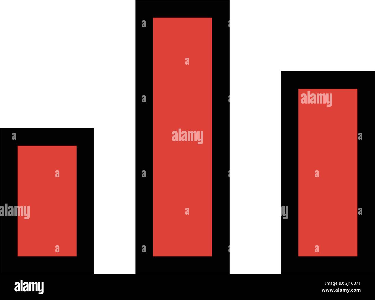 Finance chart icon simple Cut Out Stock Images & Pictures - Alamy