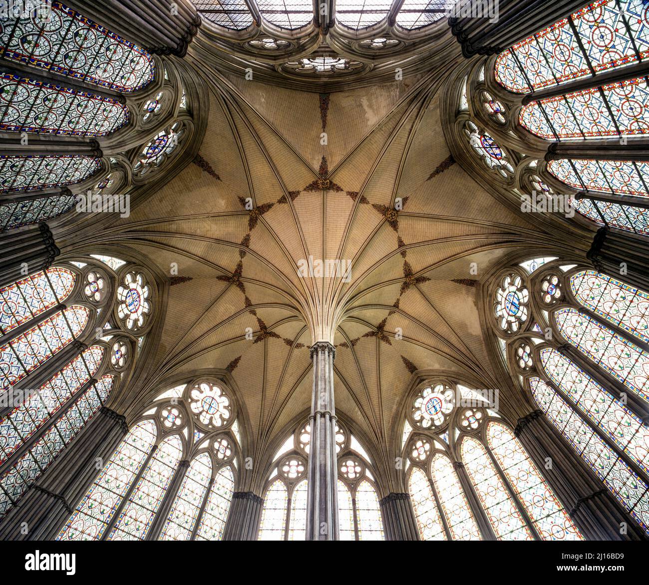 Salisbury cathedral chapter house hi-res stock photography and images ...