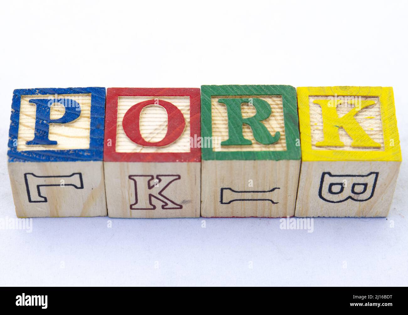 The term PORK Stock Photo - Alamy