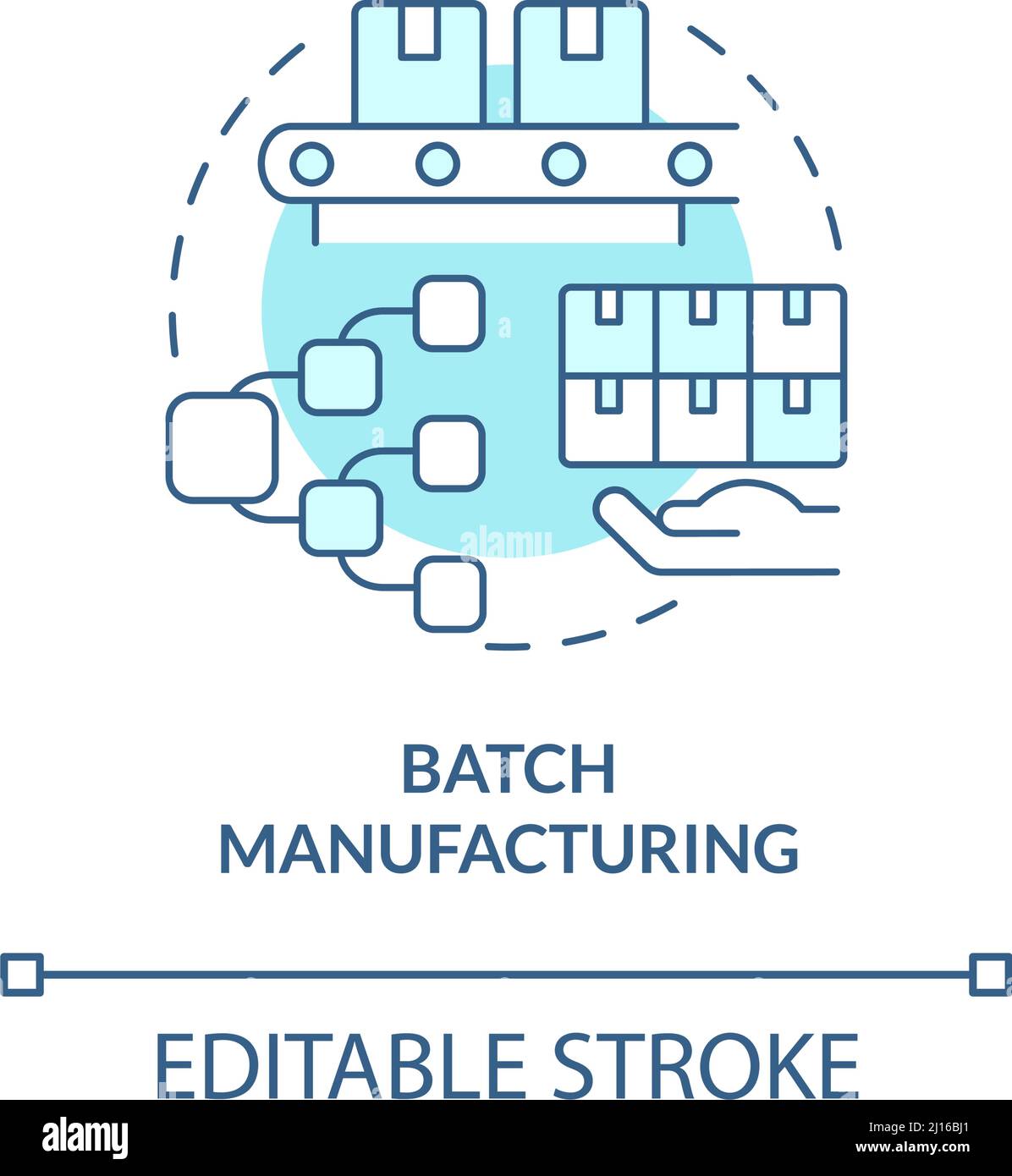 Batch manufacturing turquoise concept icon Stock Vector Image & Art - Alamy Batch manufacturing turquoise concept icon Stock Vector Image & Art - Alamy