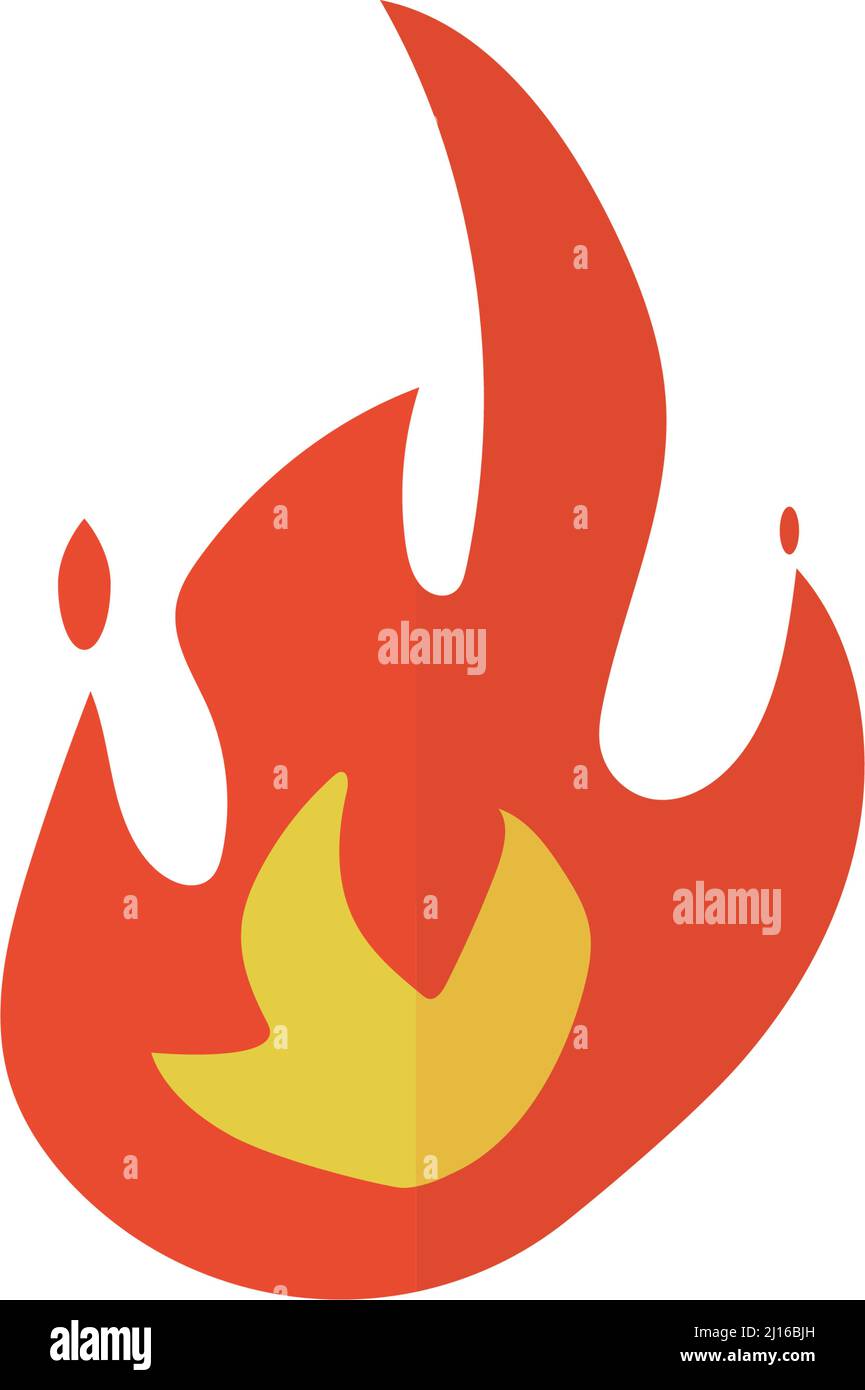Burning gas flare Stock Vector Images - Alamy
