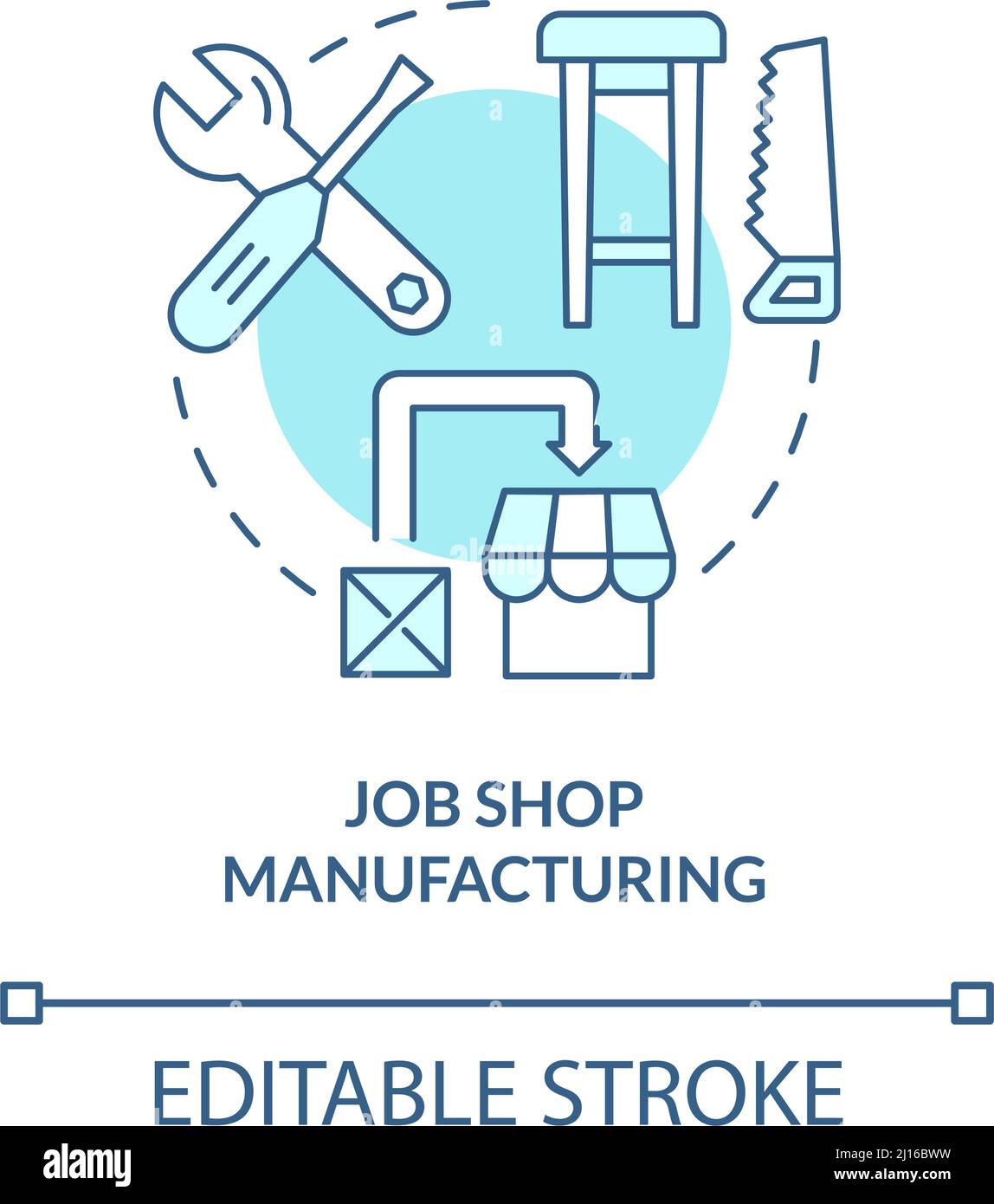 Furniture manufacturing workshop Stock Vector Images - Alamy