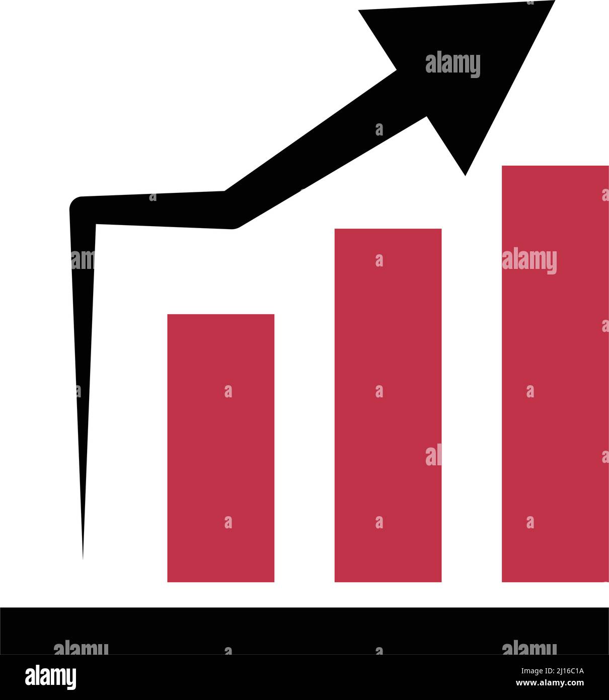 Fast-growing bar graph. Charts. Editable vector Stock Vector Image & Art - Alamy