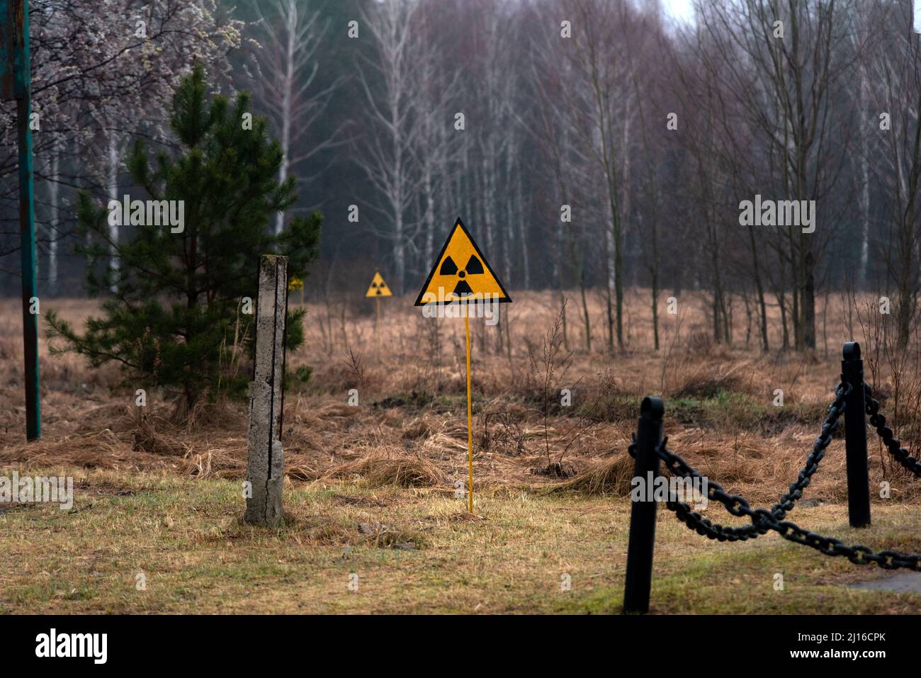 Radiation Warning Sign Chernobyl