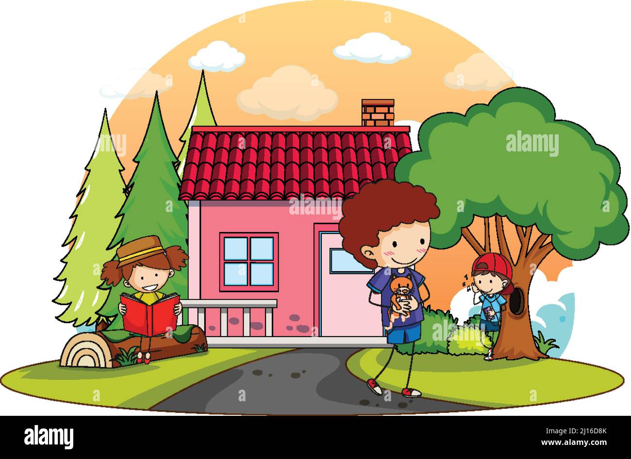 Going Back Home Clipart