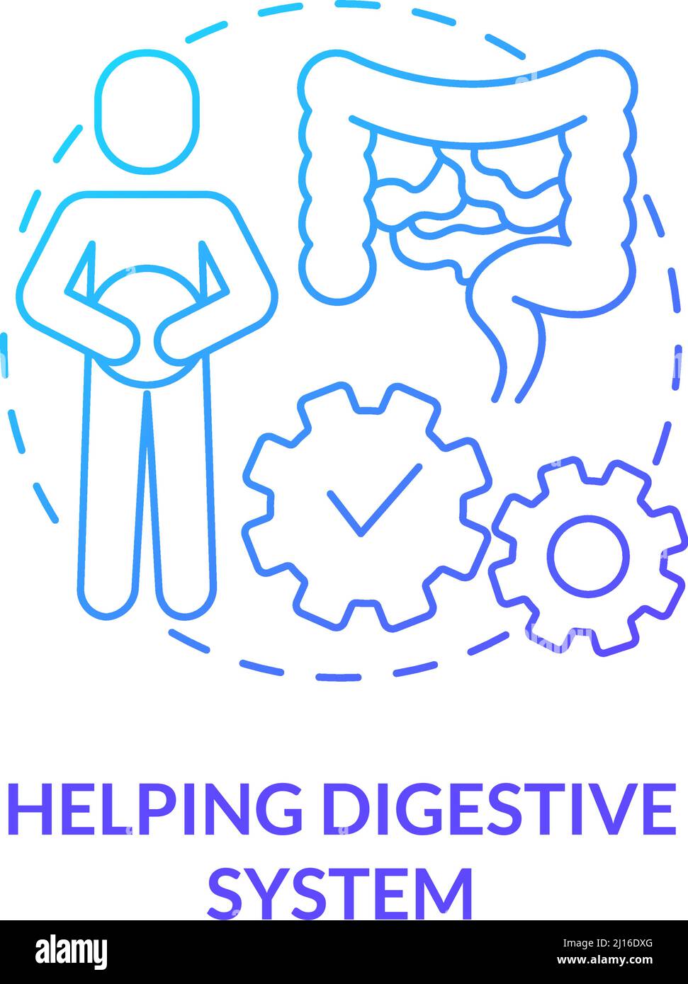 Digestive help Stock Vector Images - Alamy