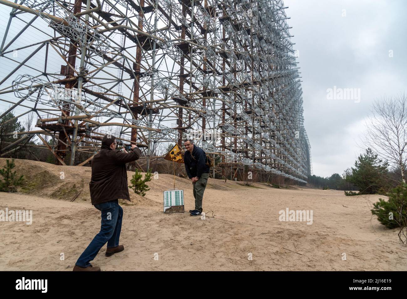 Soviet over-the-horizon radar station Duga in the Chernobyl exclusion ...