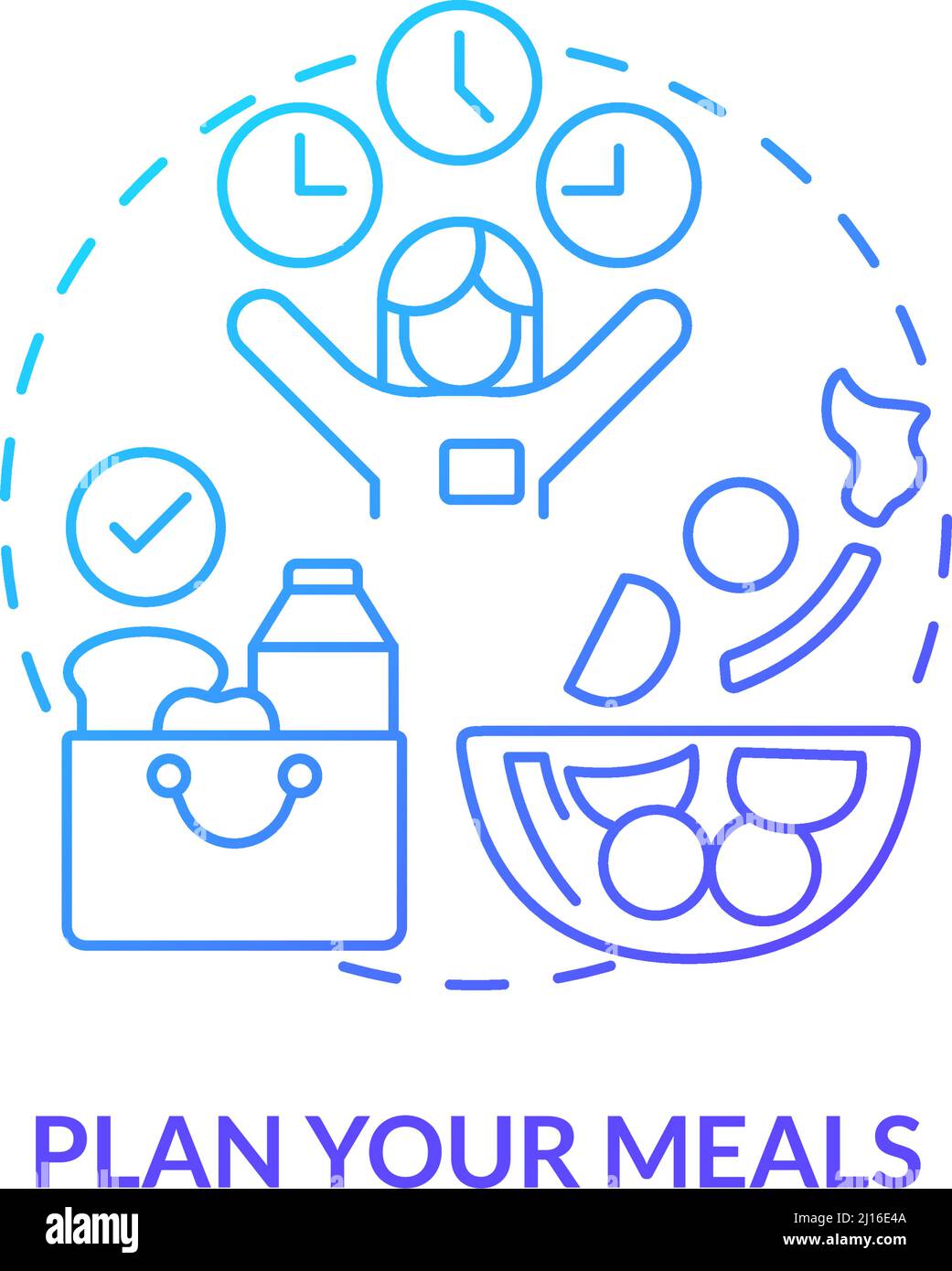 Before meal Stock Vector Images - Alamy