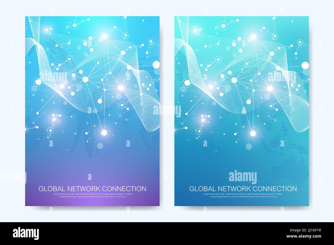 Futuristic tech cover design for brochures, flyers, booklets, placards ...