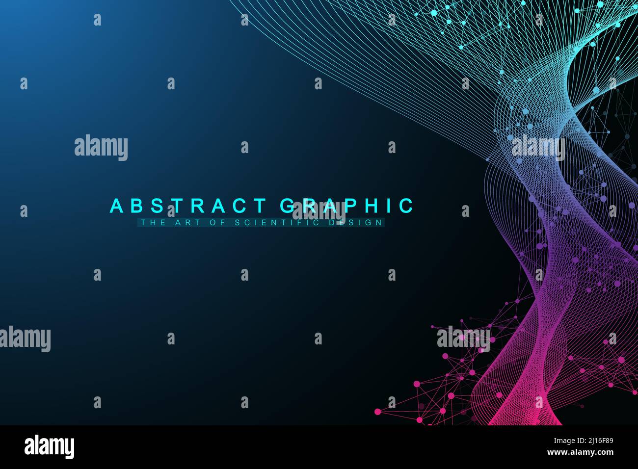 Scientific vector illustration genetic engineering, DNA helix, DNA ...