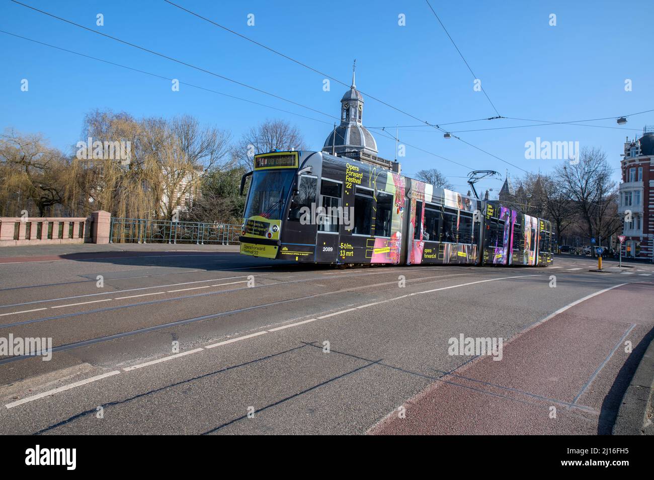 Opera Forward Festival Theme Tram At Amsterdam The Netherlands 5-3-2022 ...