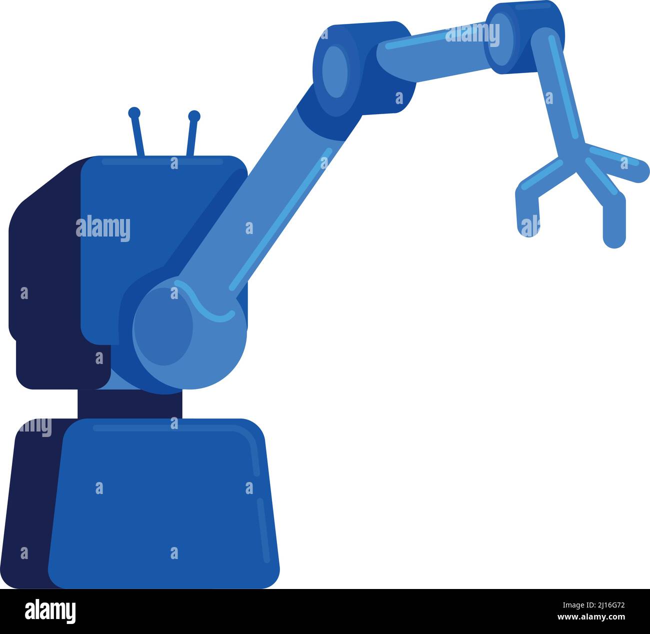 Animation robotic arm Stock Vector Images - Alamy