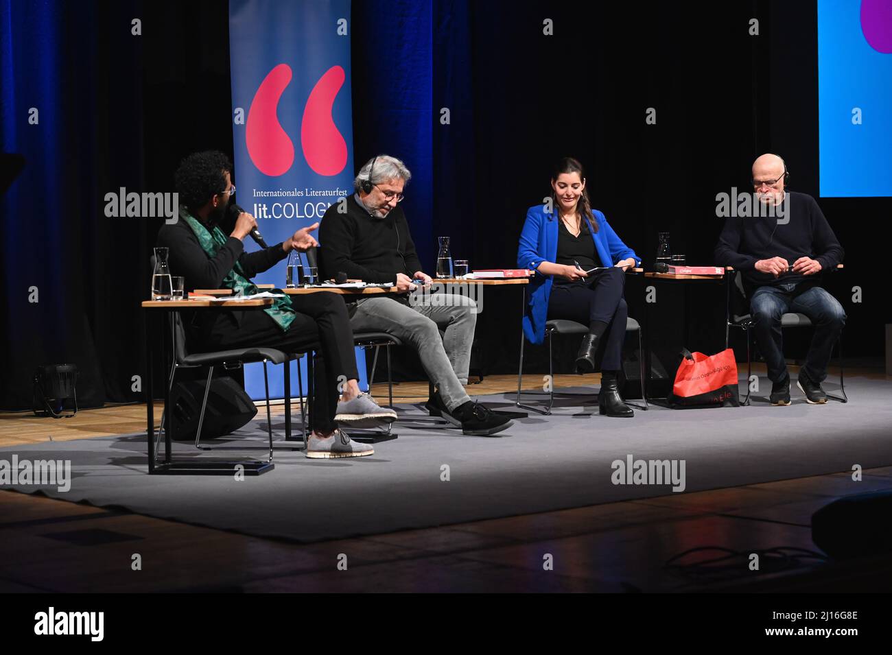 22 March 2022, North Rhine-Westphalia, K·ln: Egyptian-Sudanese comic ...