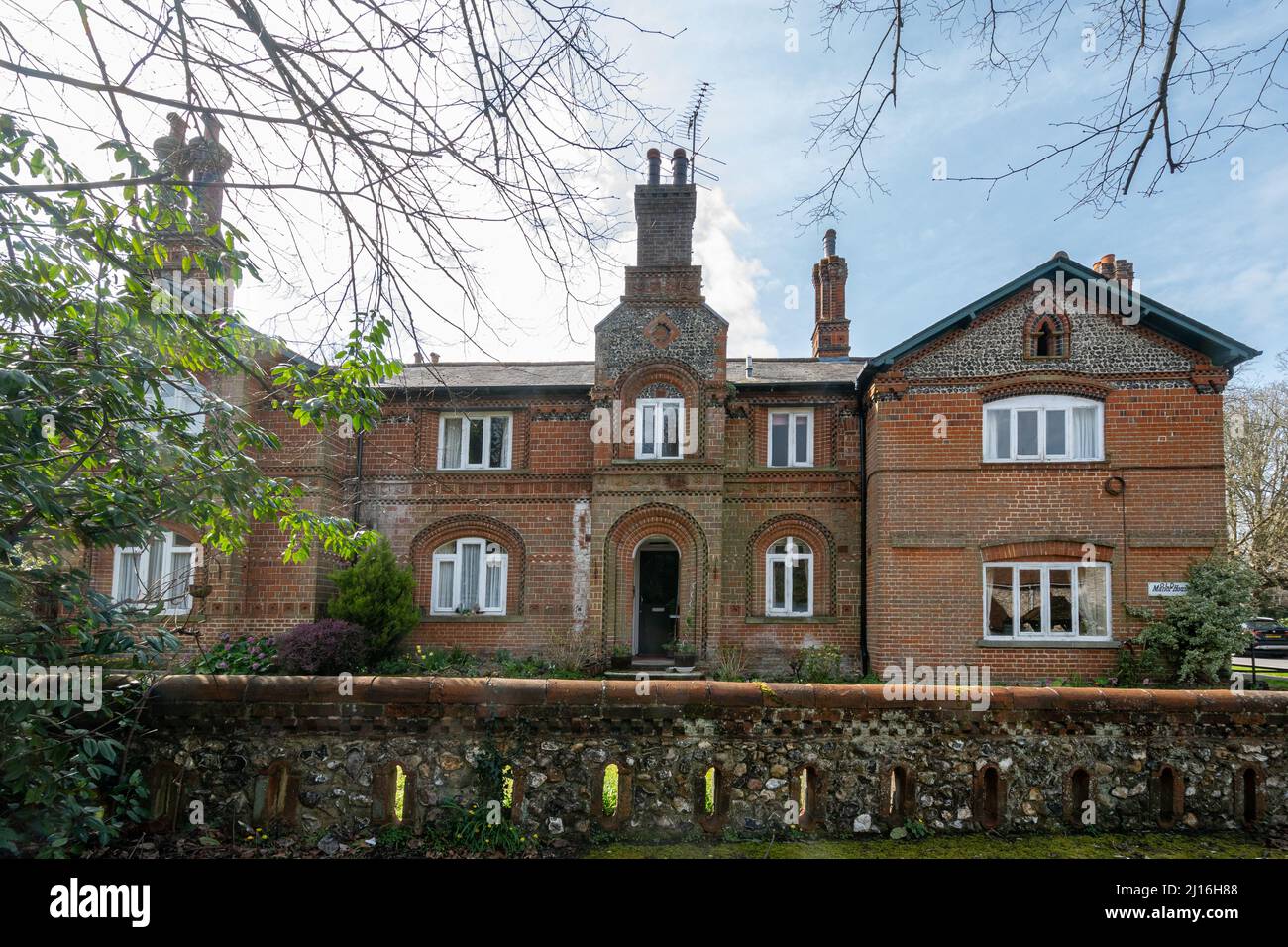 Old Manor House in East Horsley village, Surrey, England, UK Stock ...