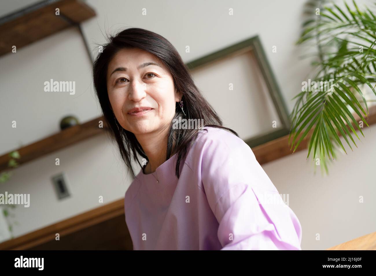 Portrait of 50s Woman Stock Photo - Alamy