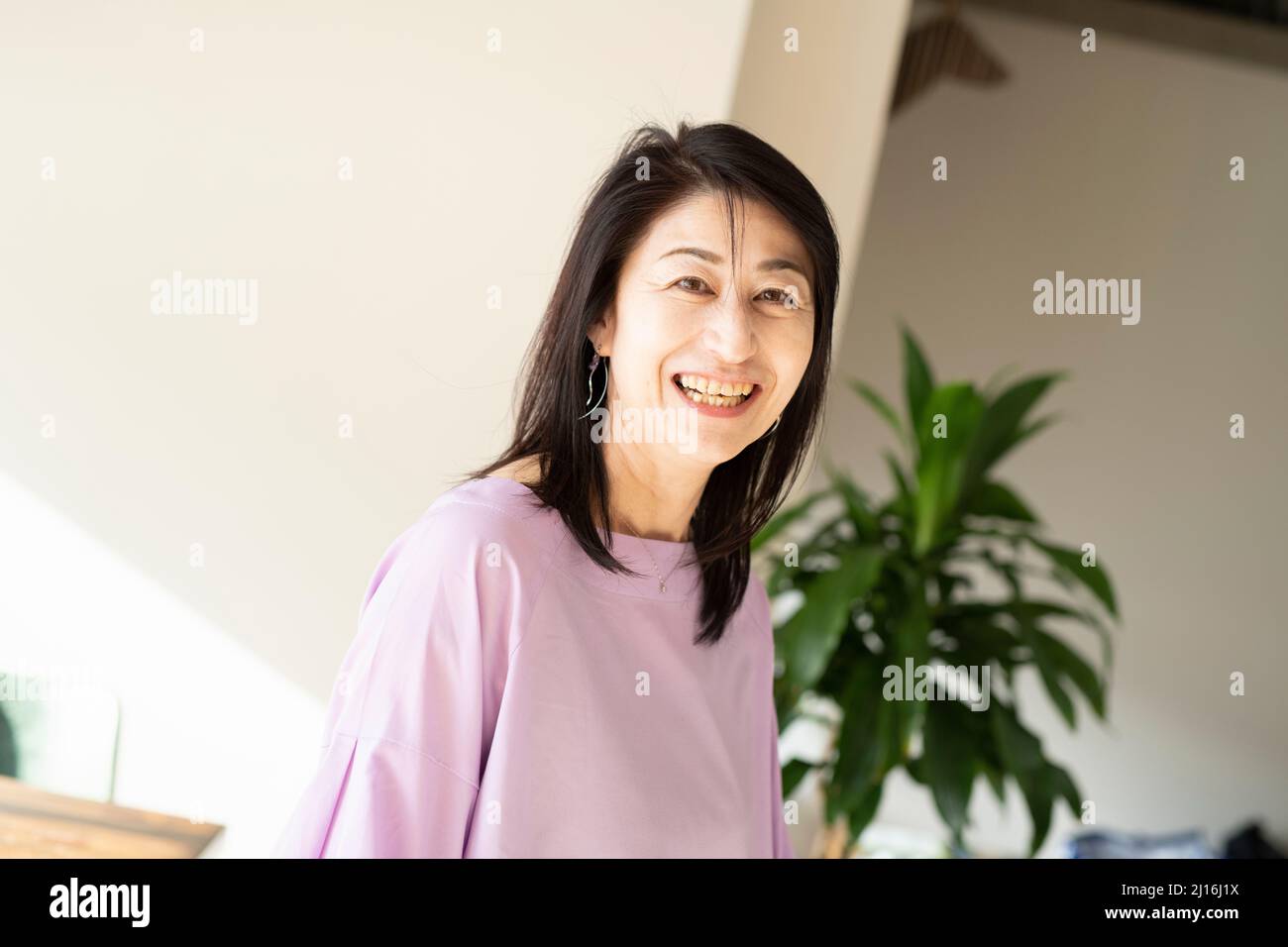 Portrait of 50s Woman Stock Photo - Alamy