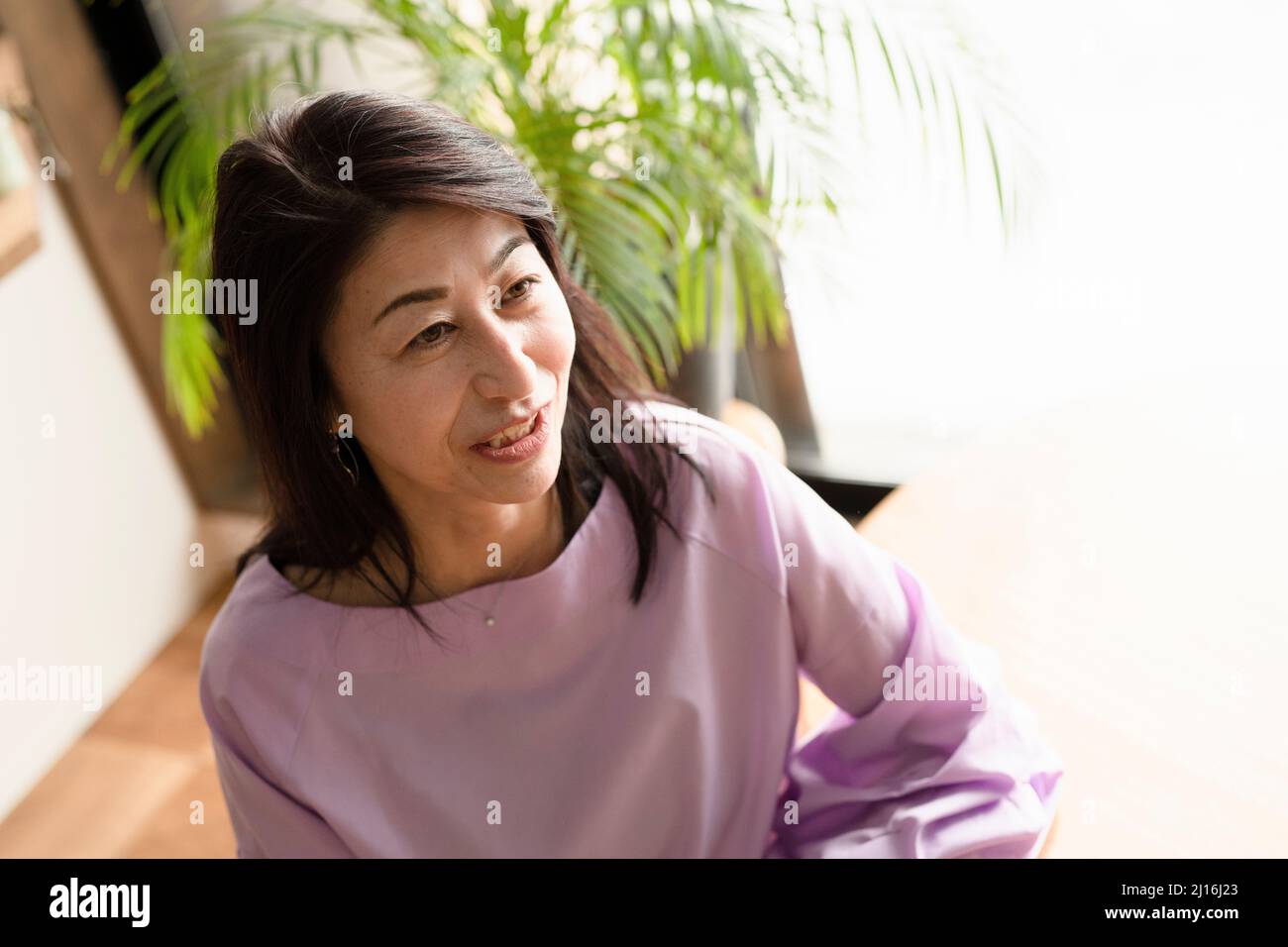 Portrait of 50s Woman Stock Photo - Alamy