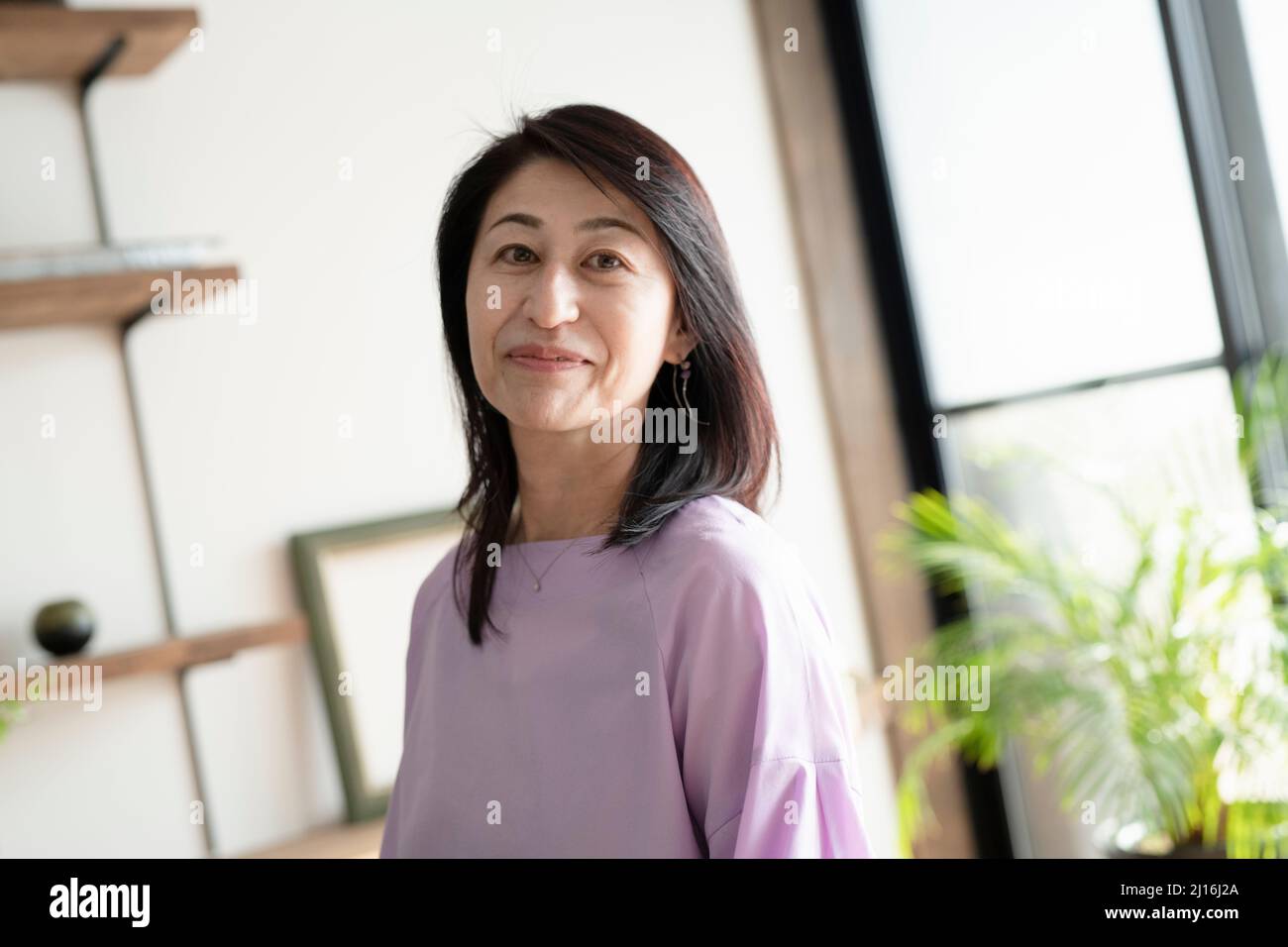 Portrait of 50s Woman Stock Photo - Alamy