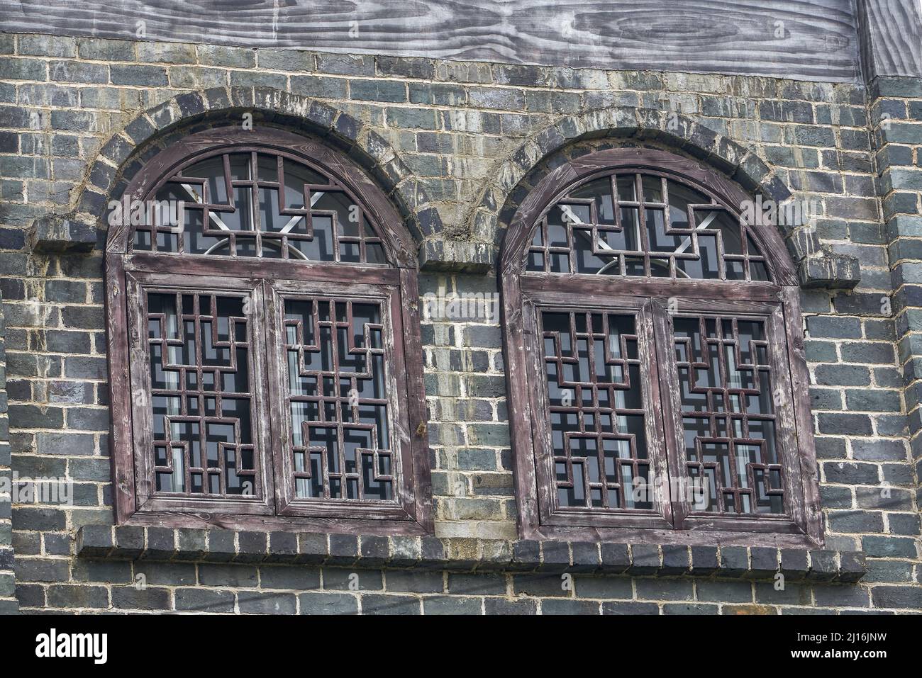 Ancient village buildings in Yangmei Town, Nanning, Guangxi, China ...