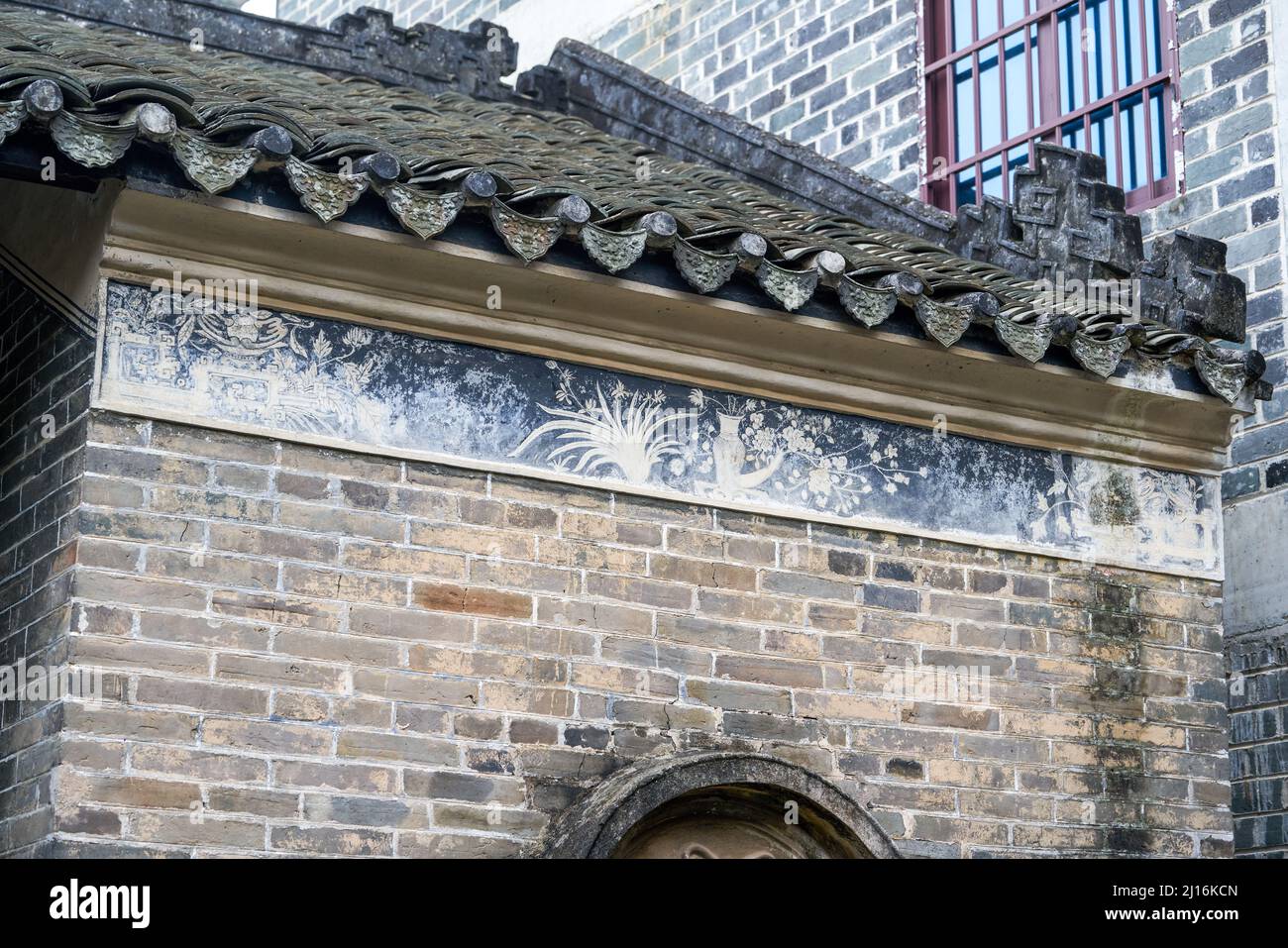 Ancient village buildings in Yangmei Town, Nanning, Guangxi, China ...
