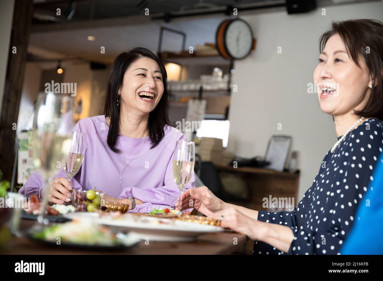 Women Having Party Stock Photo - Alamy