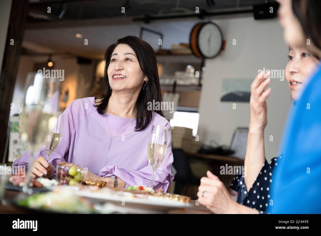 Women Having Party Stock Photo - Alamy
