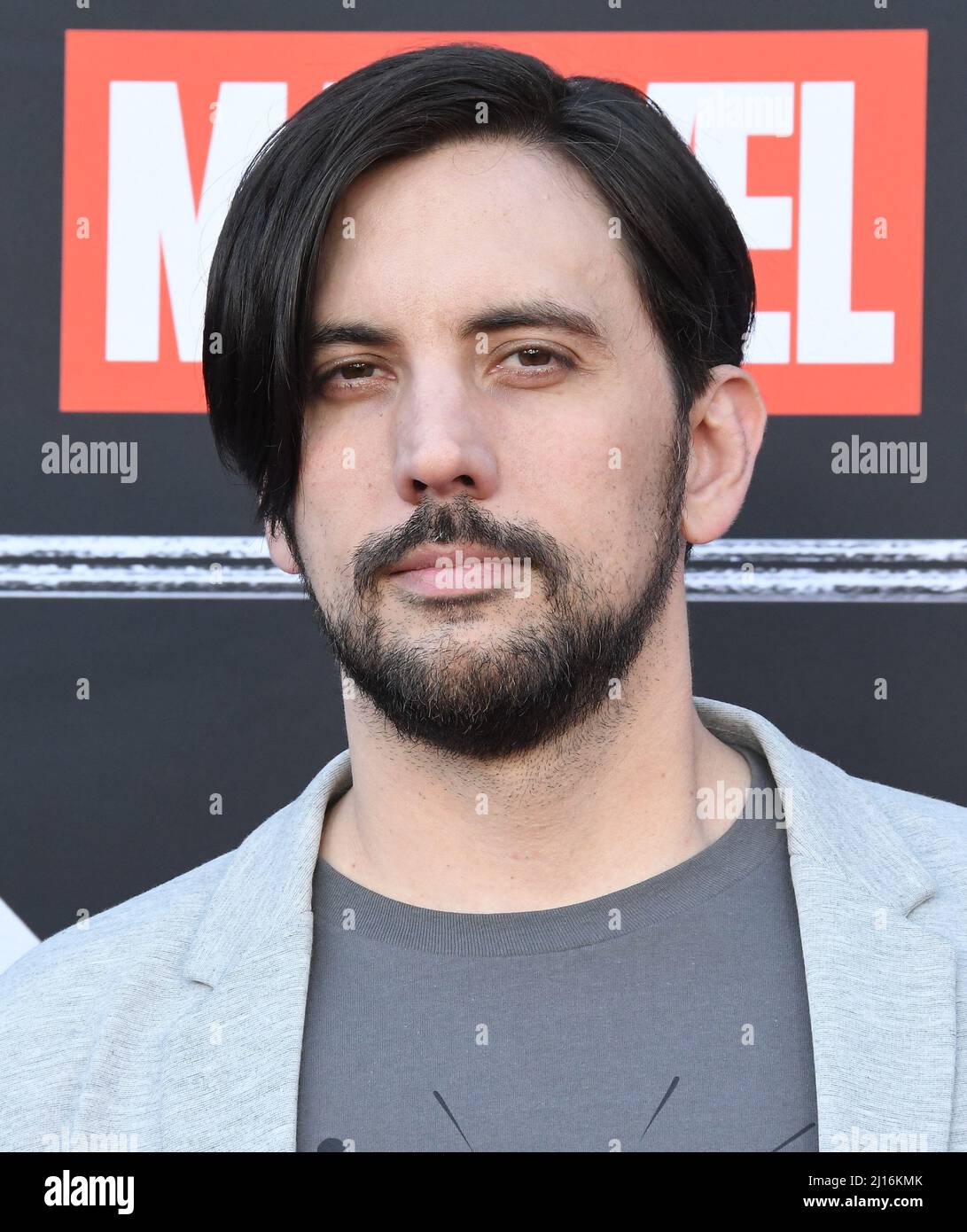 Los Angeles, USA. 22nd Mar, 2022. Jeremy Slater arrives at Marvel ...