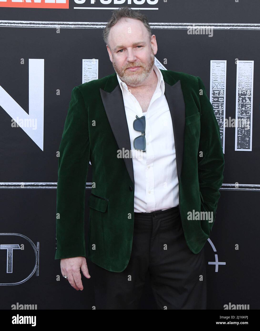 Los Angeles, USA. 22nd Mar, 2022. David Ganly arrives at Marvel Studios ...