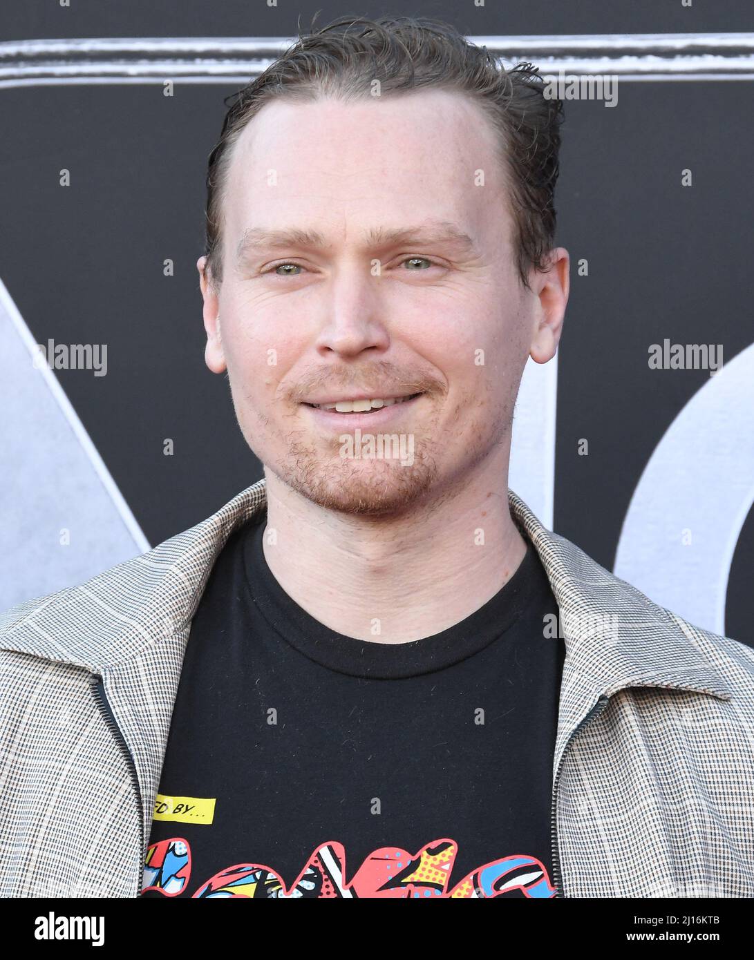 Los Angeles, USA. 22nd Mar, 2022. Coy Jandreau arrives at Marvel ...