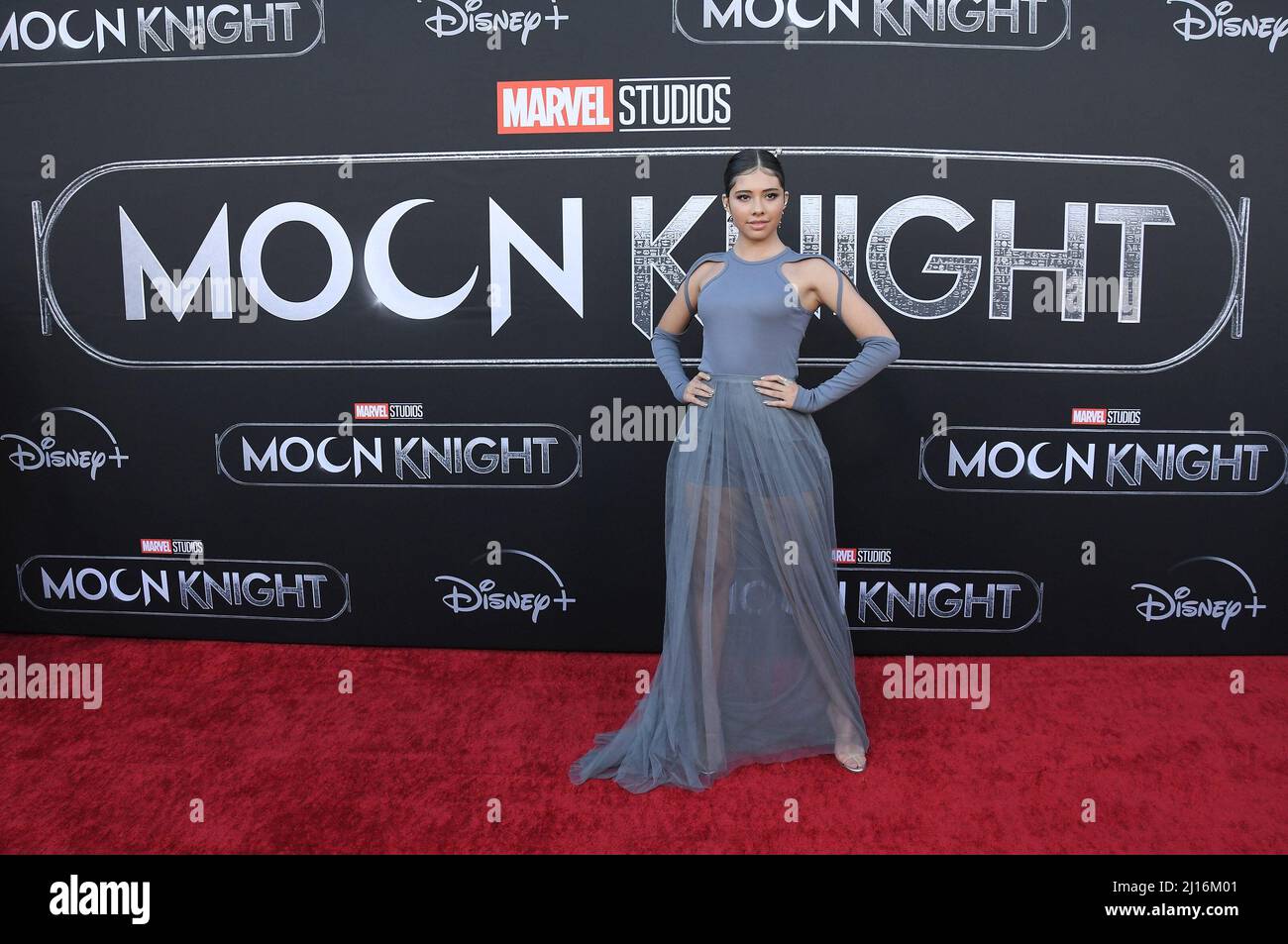 Los Angeles, USA. 22nd Mar, 2022. Xochitl Gomez arrives at Marvel ...