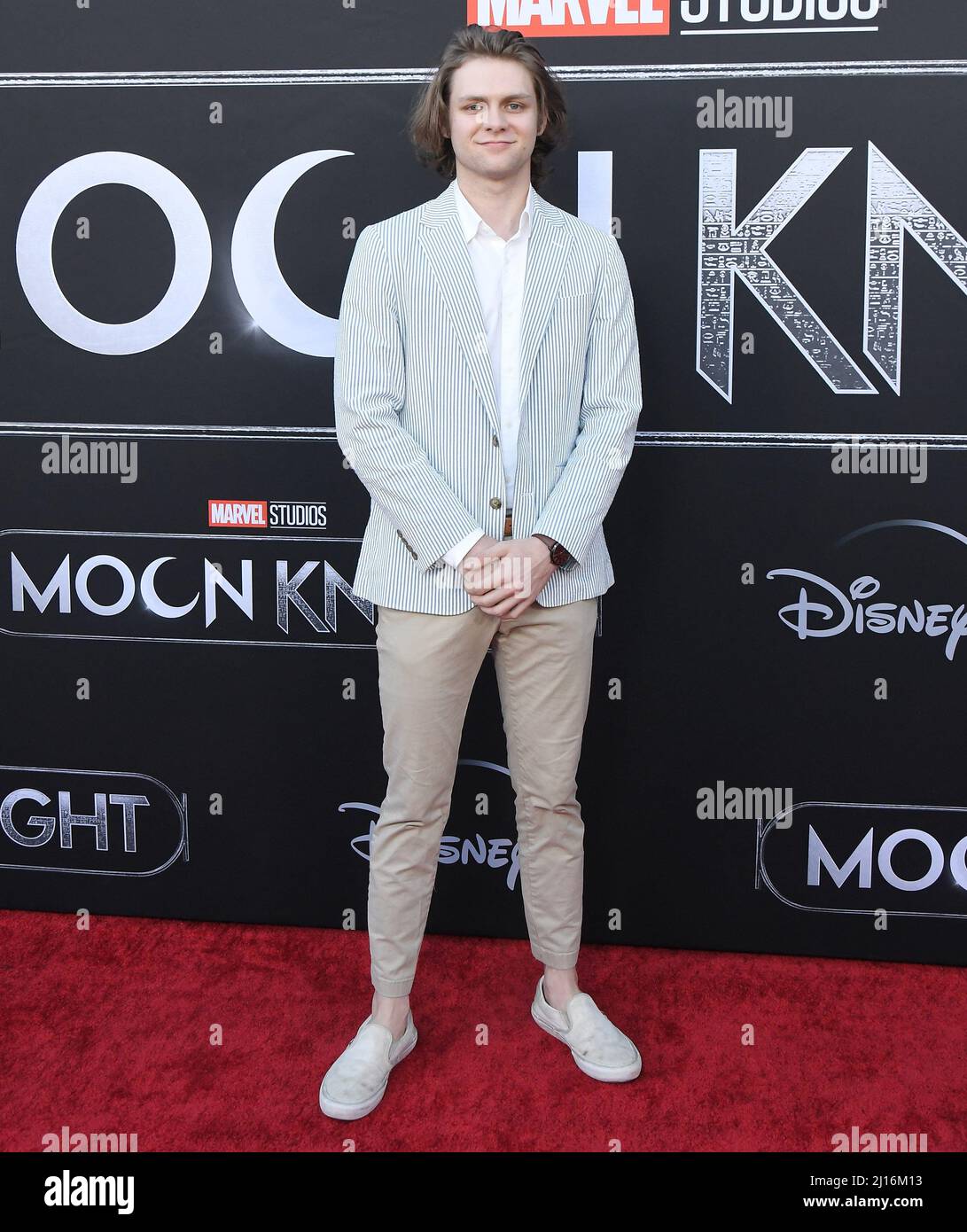 Los Angeles, USA. 22nd Mar, 2022. Ty Simpkins arrives at Marvel Studios ...