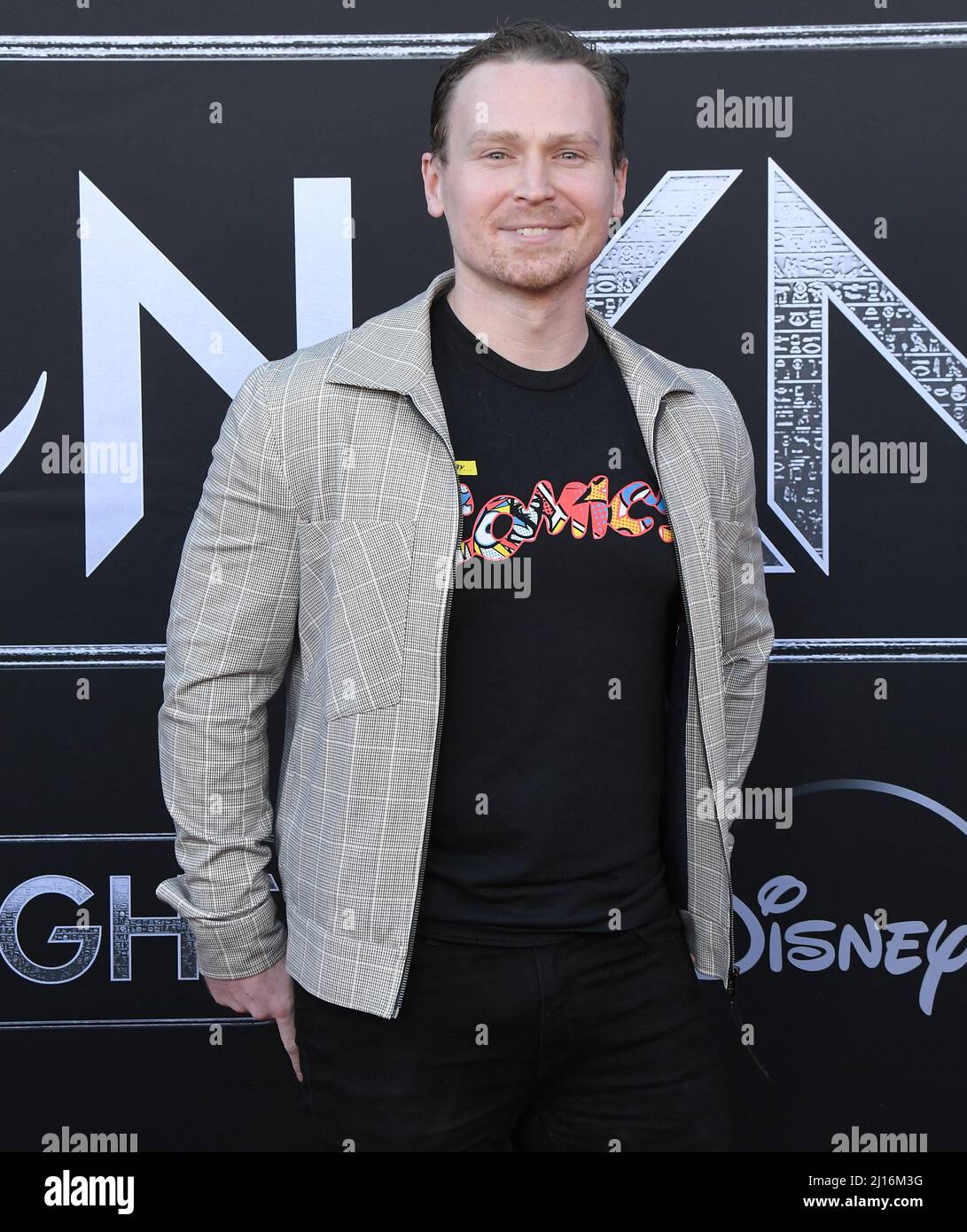 Los Angeles, USA. 22nd Mar, 2022. Coy Jandreau arrives at Marvel ...