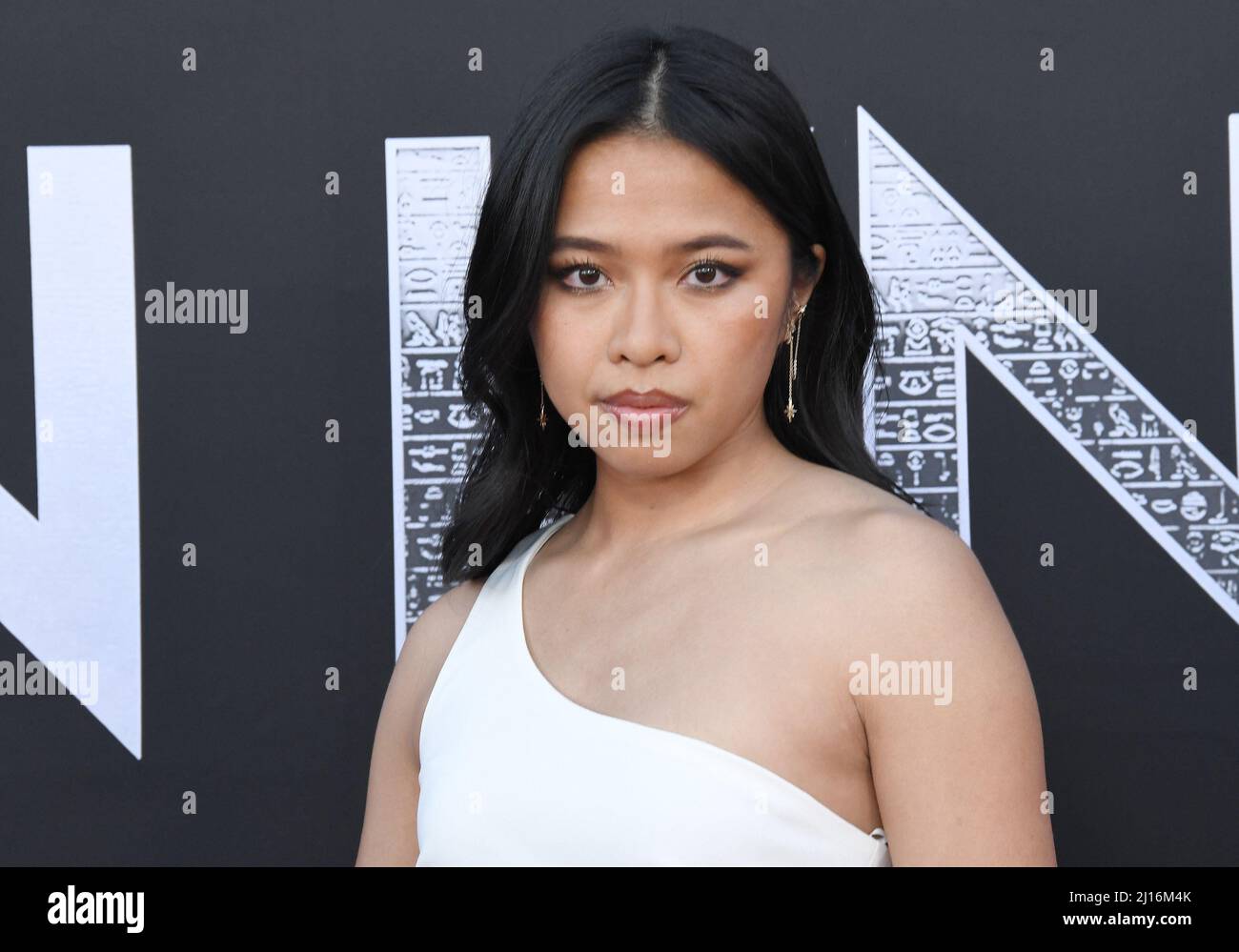 Los Angeles, USA. 22nd Mar, 2022. Daphne Le arrives at Marvel Studios ...