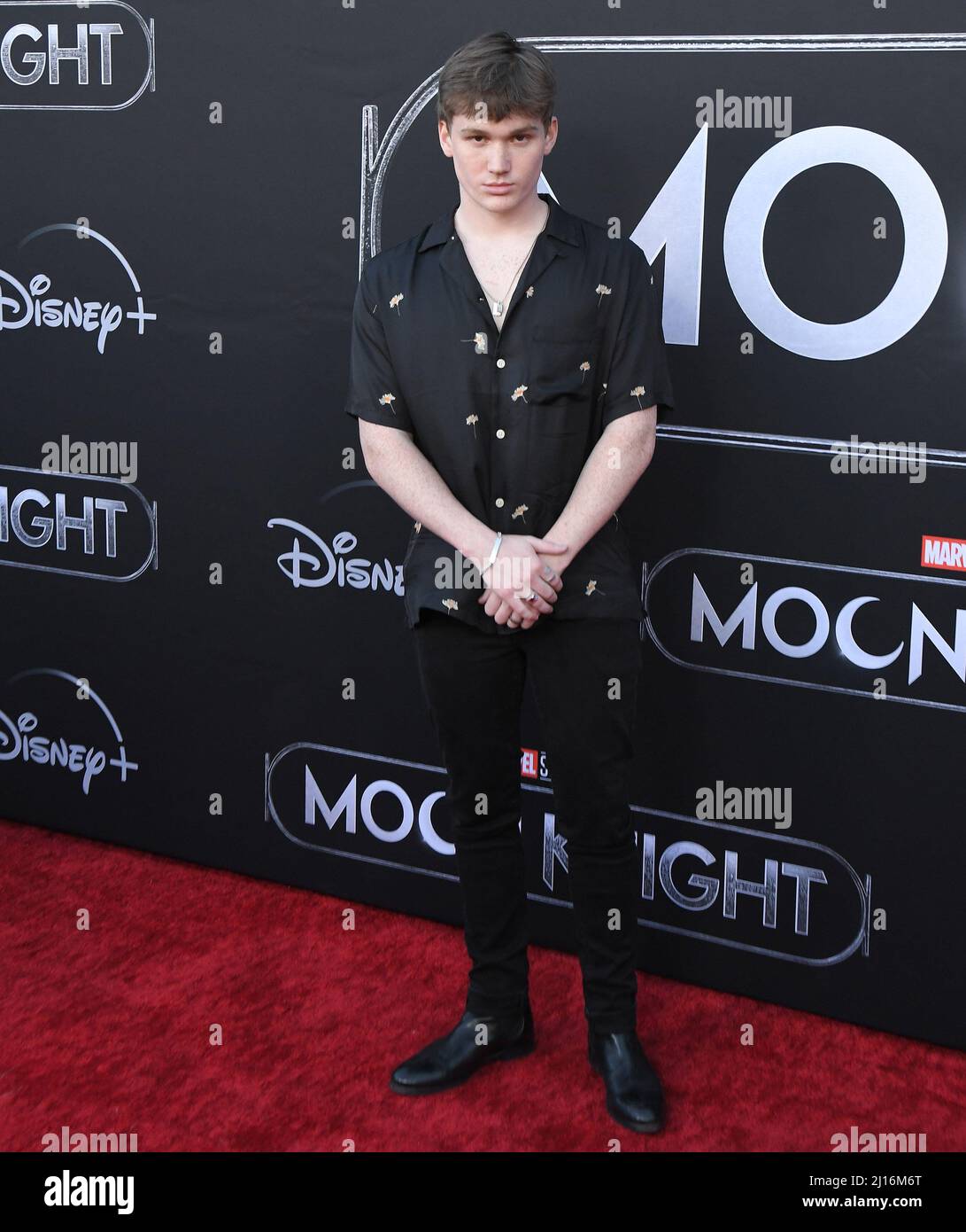 Los Angeles, USA. 22nd Mar, 2022. Matt Lintz arrives at Marvel Studios ...