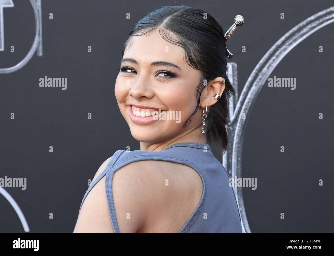 Los Angeles, USA. 22nd Mar, 2022. Xochitl Gomez arrives at Marvel ...