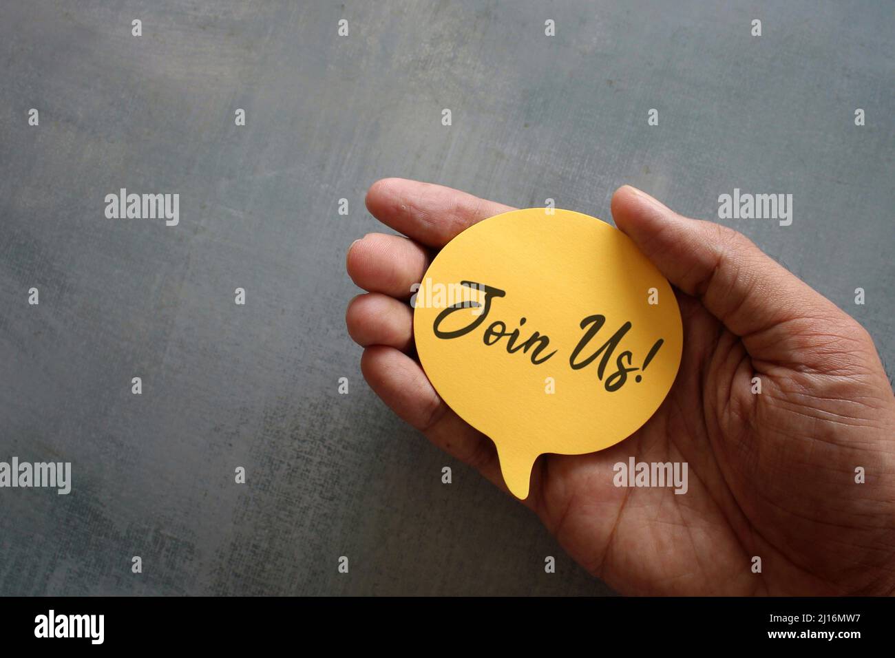 Join now with bubble sign hi-res stock photography and images - Alamy