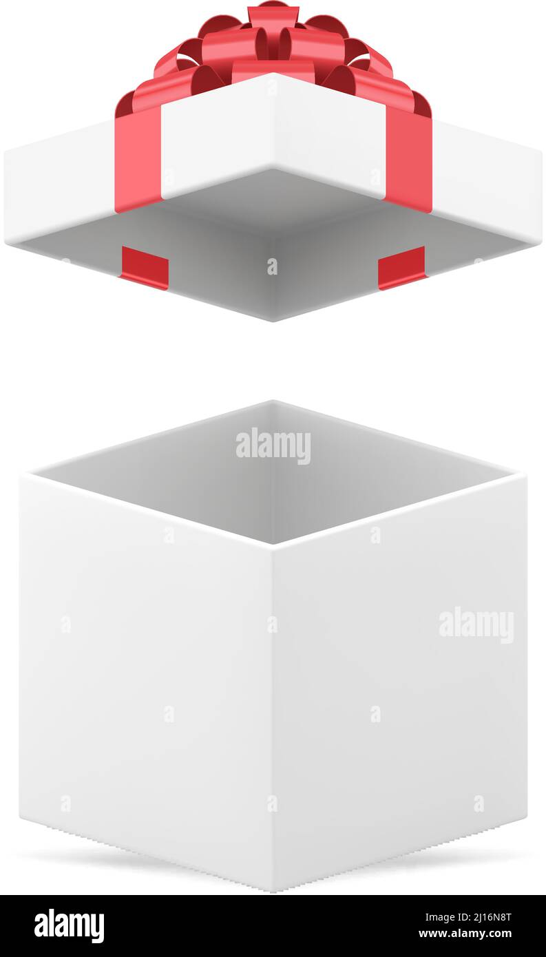 Classic metallic red gift Stock Vector Images - Alamy