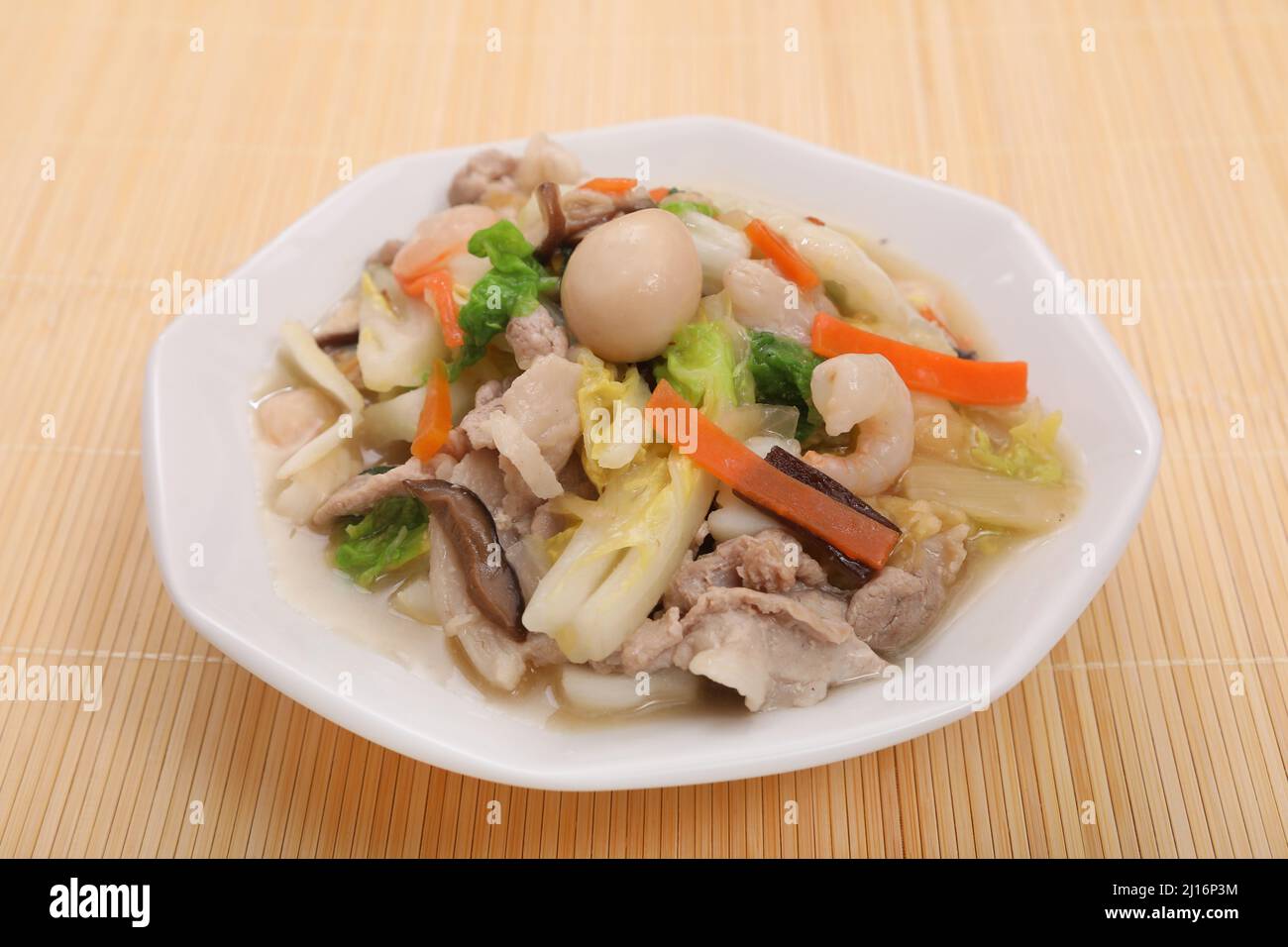 Rice with starchy sauce hi-res stock photography and images - Alamy