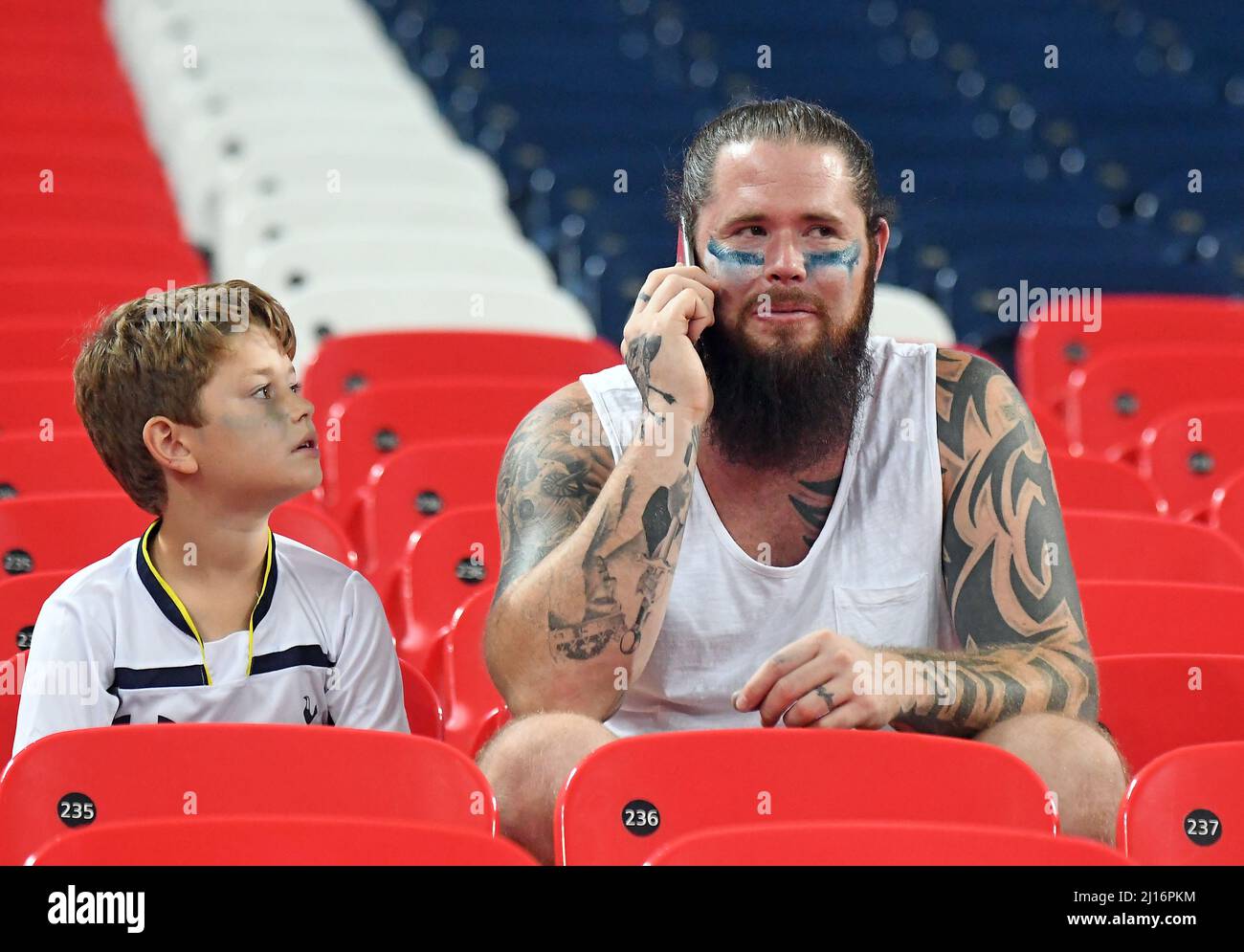 Monaco fans uefa champions league hi-res stock photography and images ...