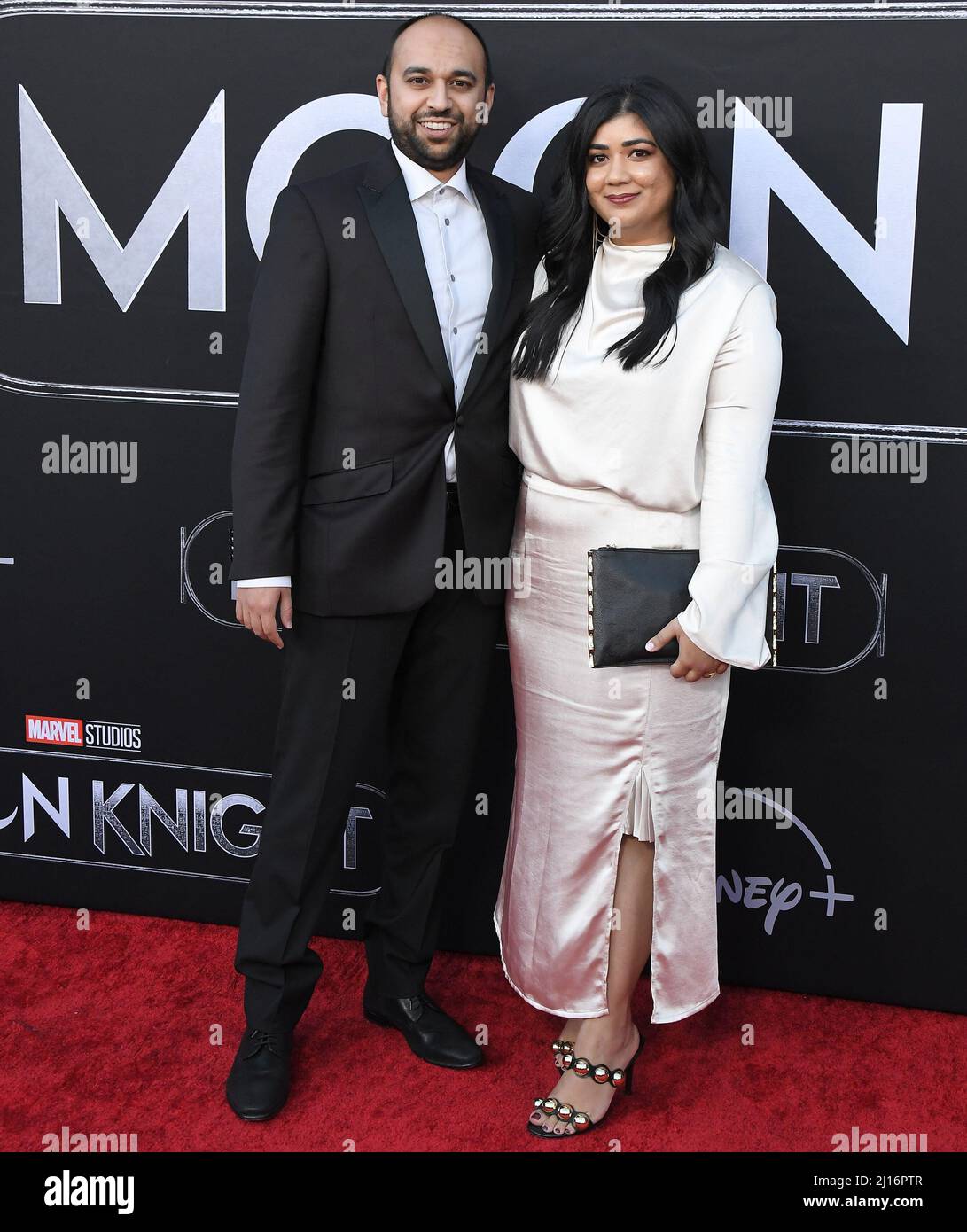Los Angeles, USA. 22nd Mar, 2022. (L-R) Sabir Pirzada and Wife arrives ...