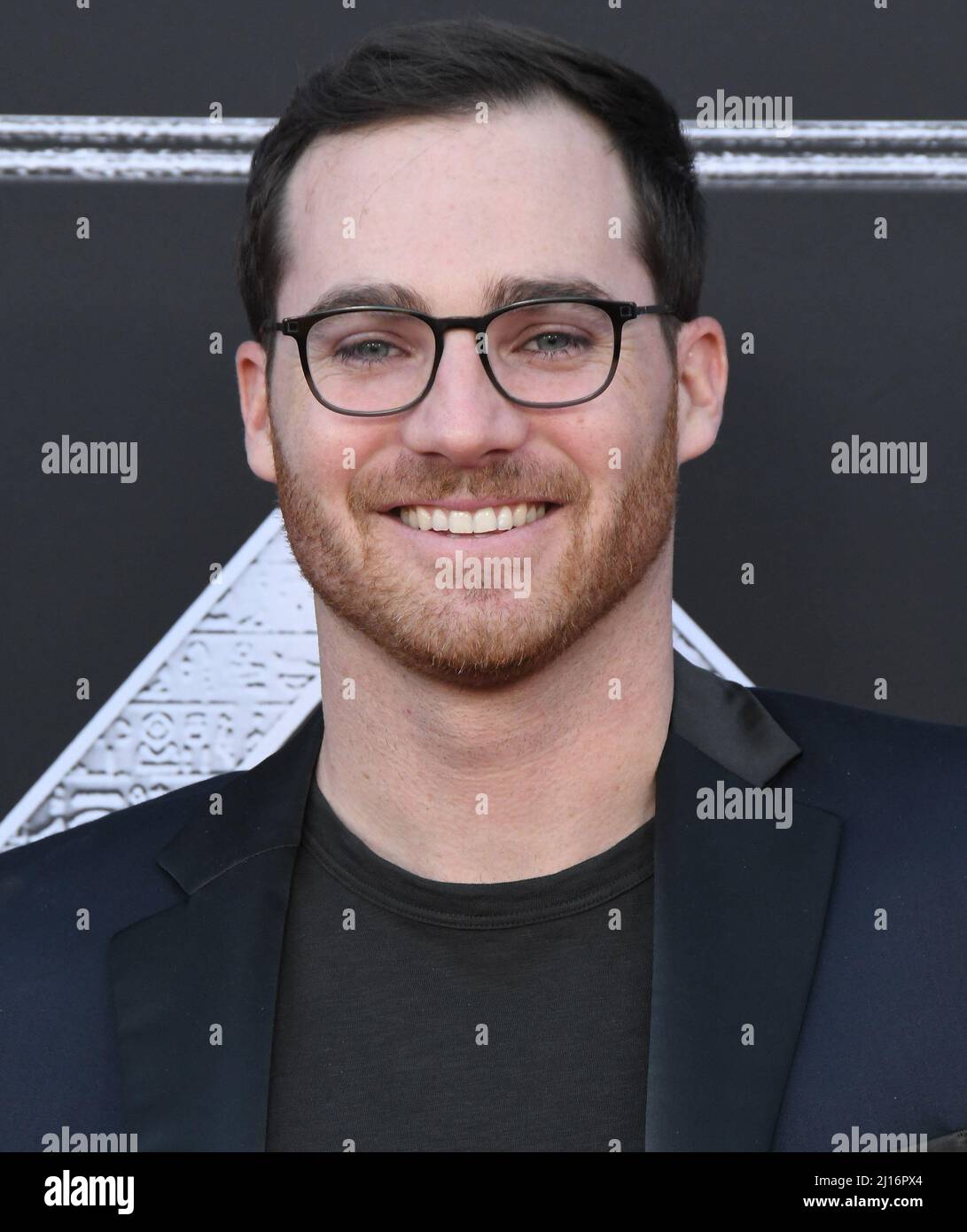 Los Angeles, USA. 22nd Mar, 2022. Michael Kastelein arrives at Marvel ...